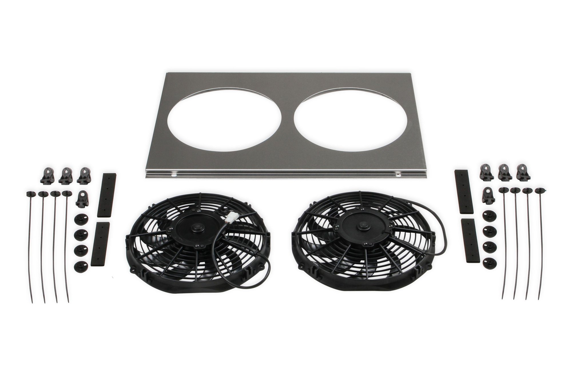 FS (For Sale) Holley Frostbite 4-Row Radiator + Fan/Shroud Kit, new 77 ...