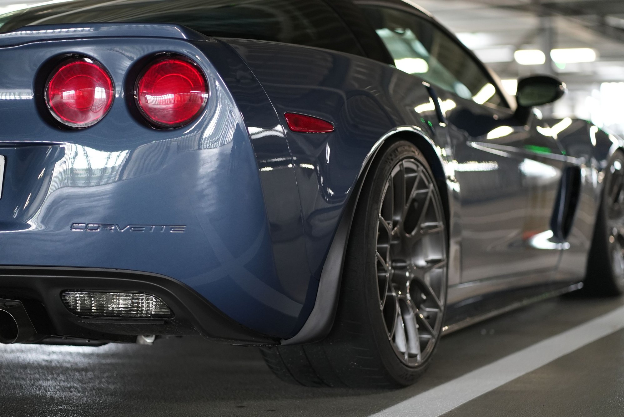 Tuned Corvette C6 Z06 Carbon Edition Supersonic Blue Forest Run ...
