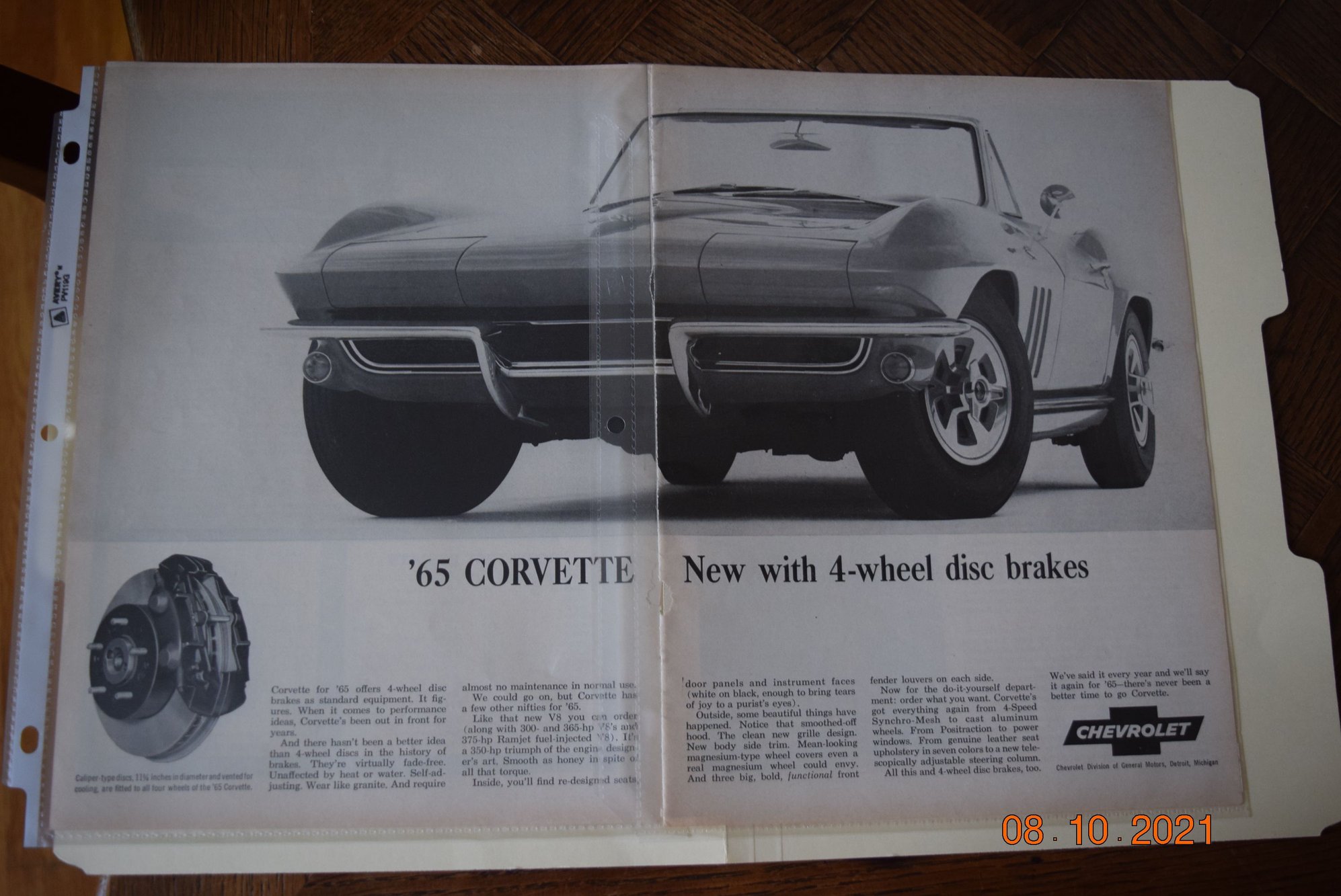 Corvette Advertising Original C2 Ads from well read magazines from the ...