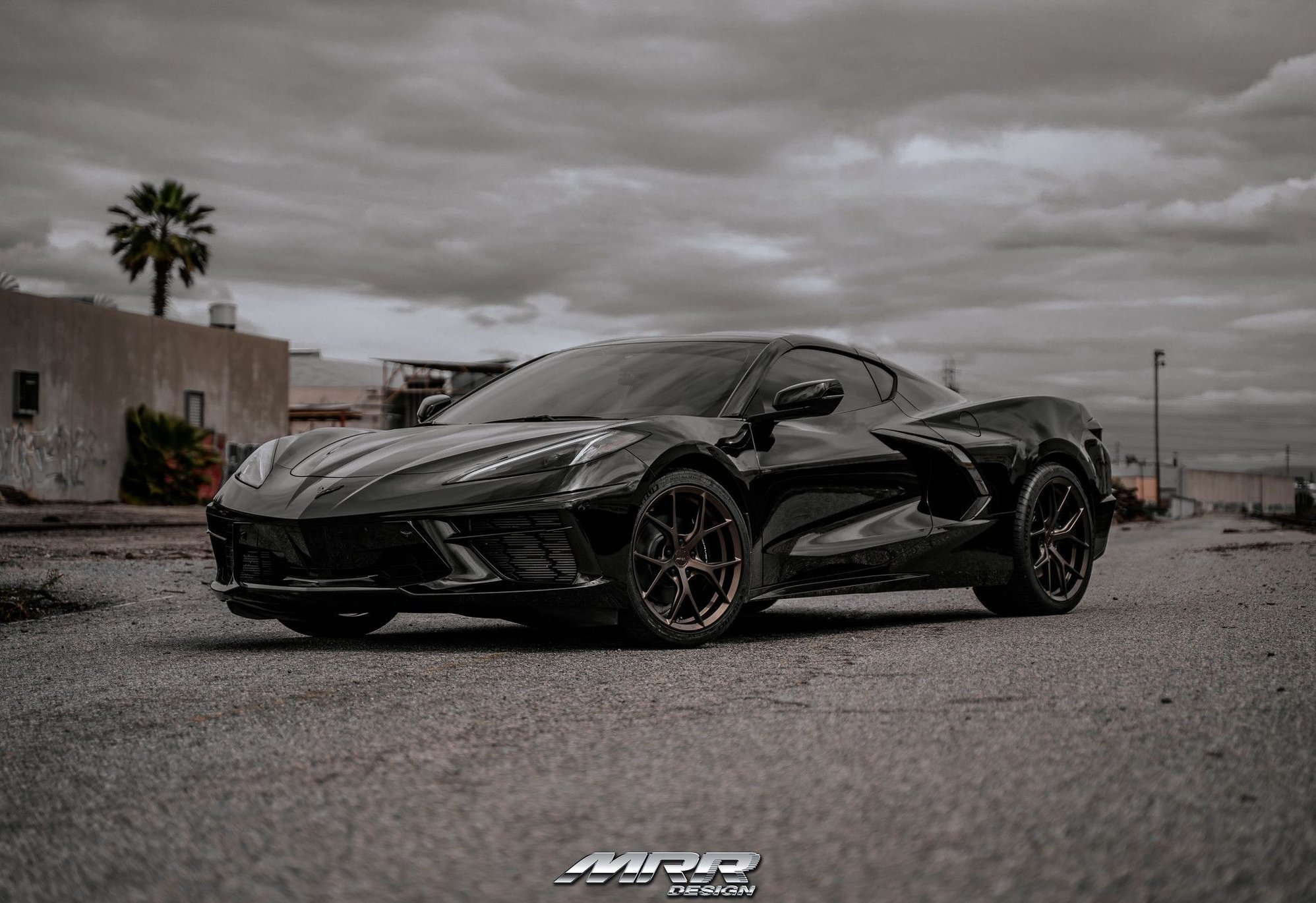 Bronze wheels on a black C8 - CorvetteForum - Chevrolet Corvette Forum ...