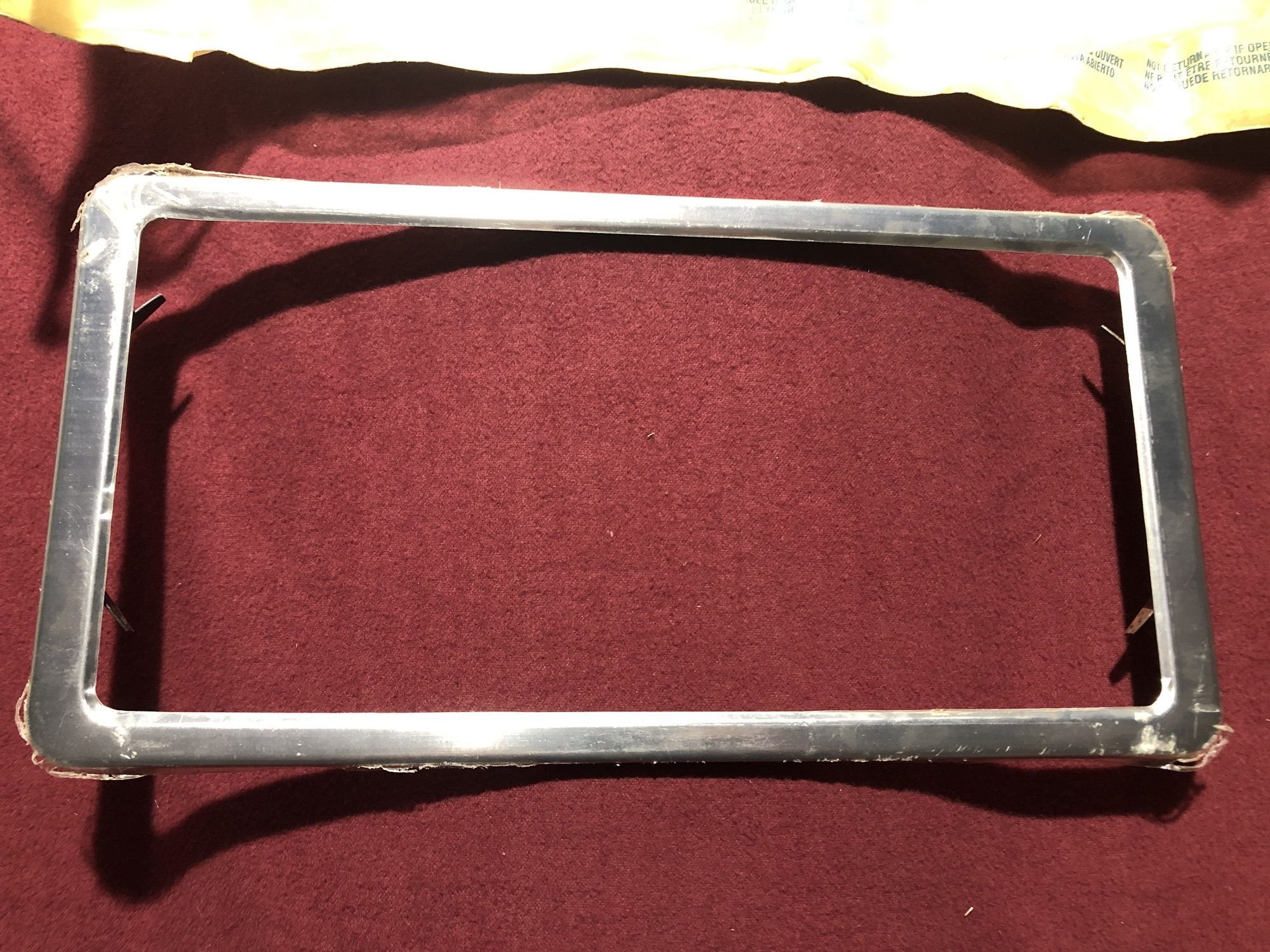 WTB (Want To Buy) GM 63-75 Corvette Stainless Steel License Plate ...