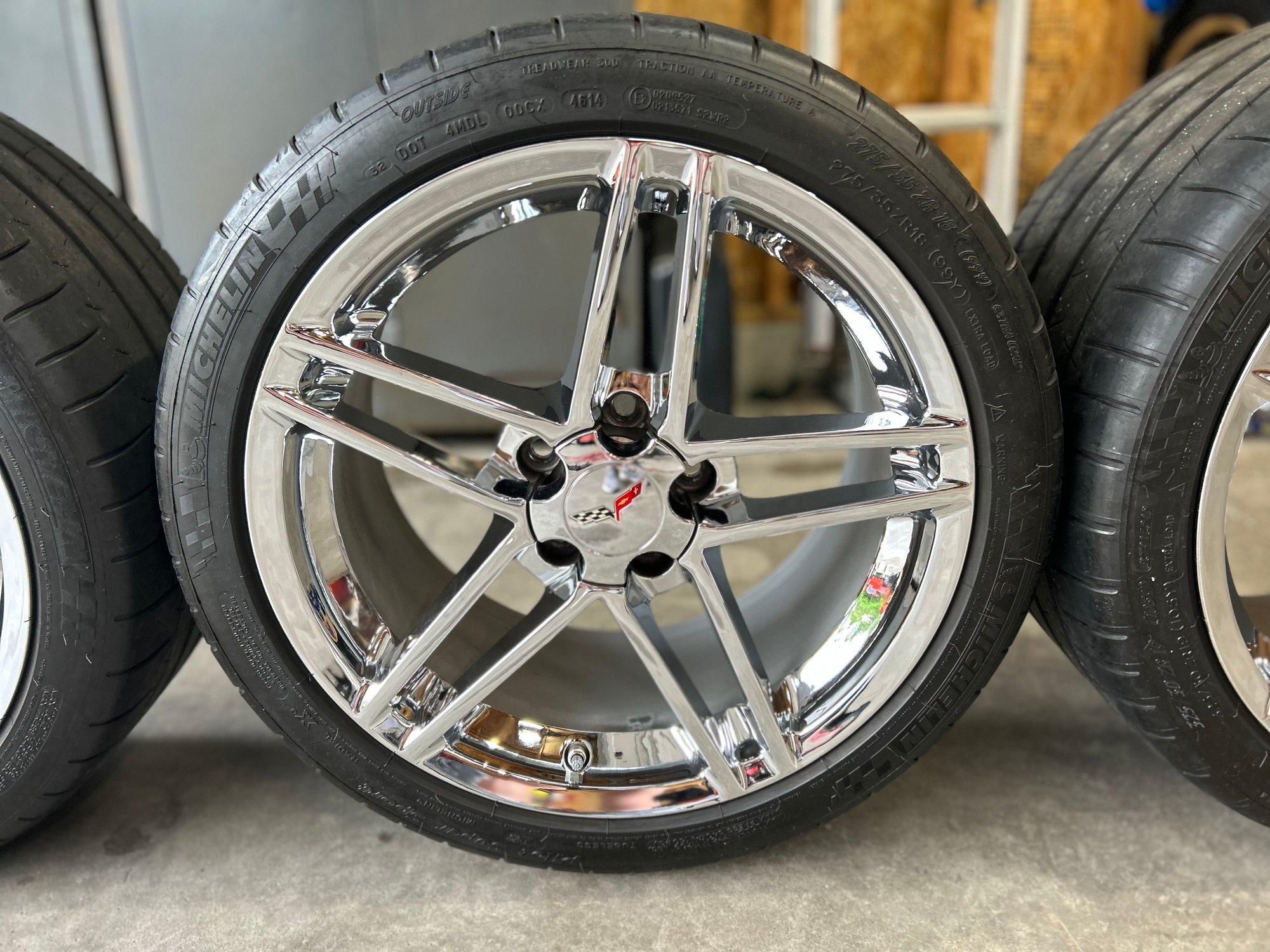 FS (For Sale) OEM Chrome Z06 Wheels - CorvetteForum - Chevrolet ...