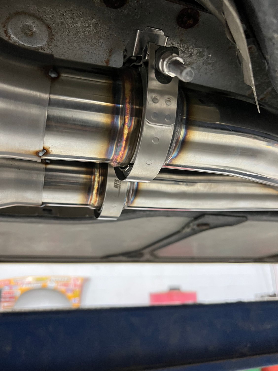 Welded v-band and catted Speed Engineering headers - CorvetteForum ...