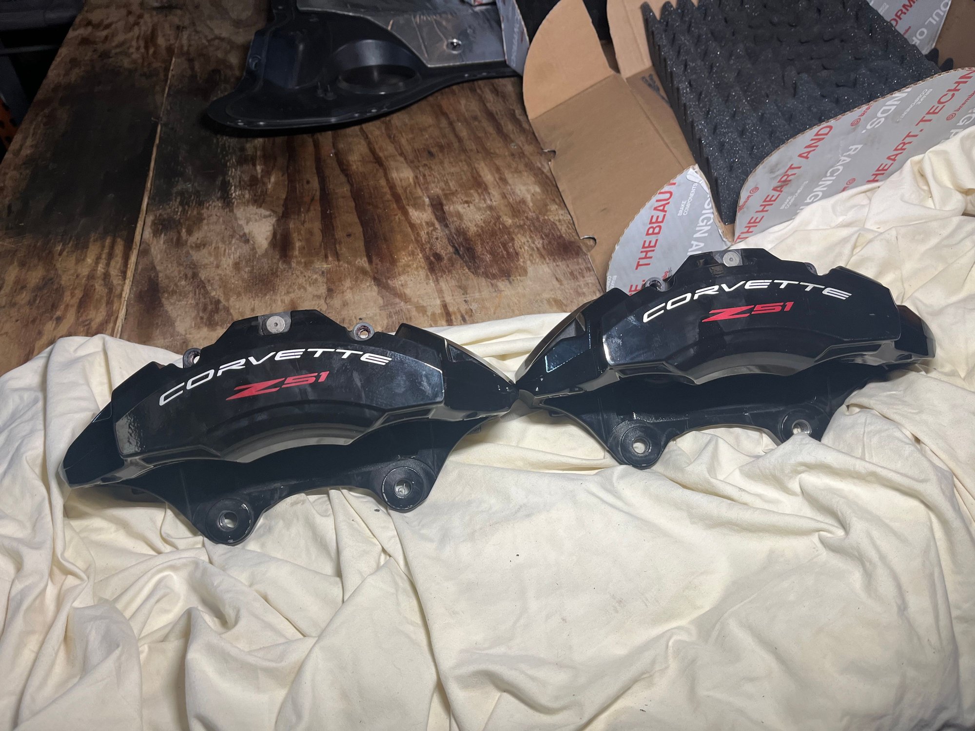 FS (For Sale) 2024 Corvette Z51 Brembo Brake Calipers and Pads ...