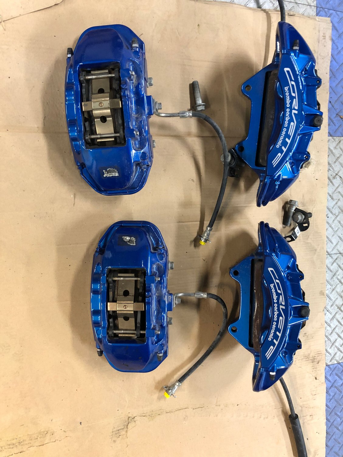 FS (For Sale) Complete C7 ZR1 Carbon Ceramic Brake Kit - CorvetteForum ...