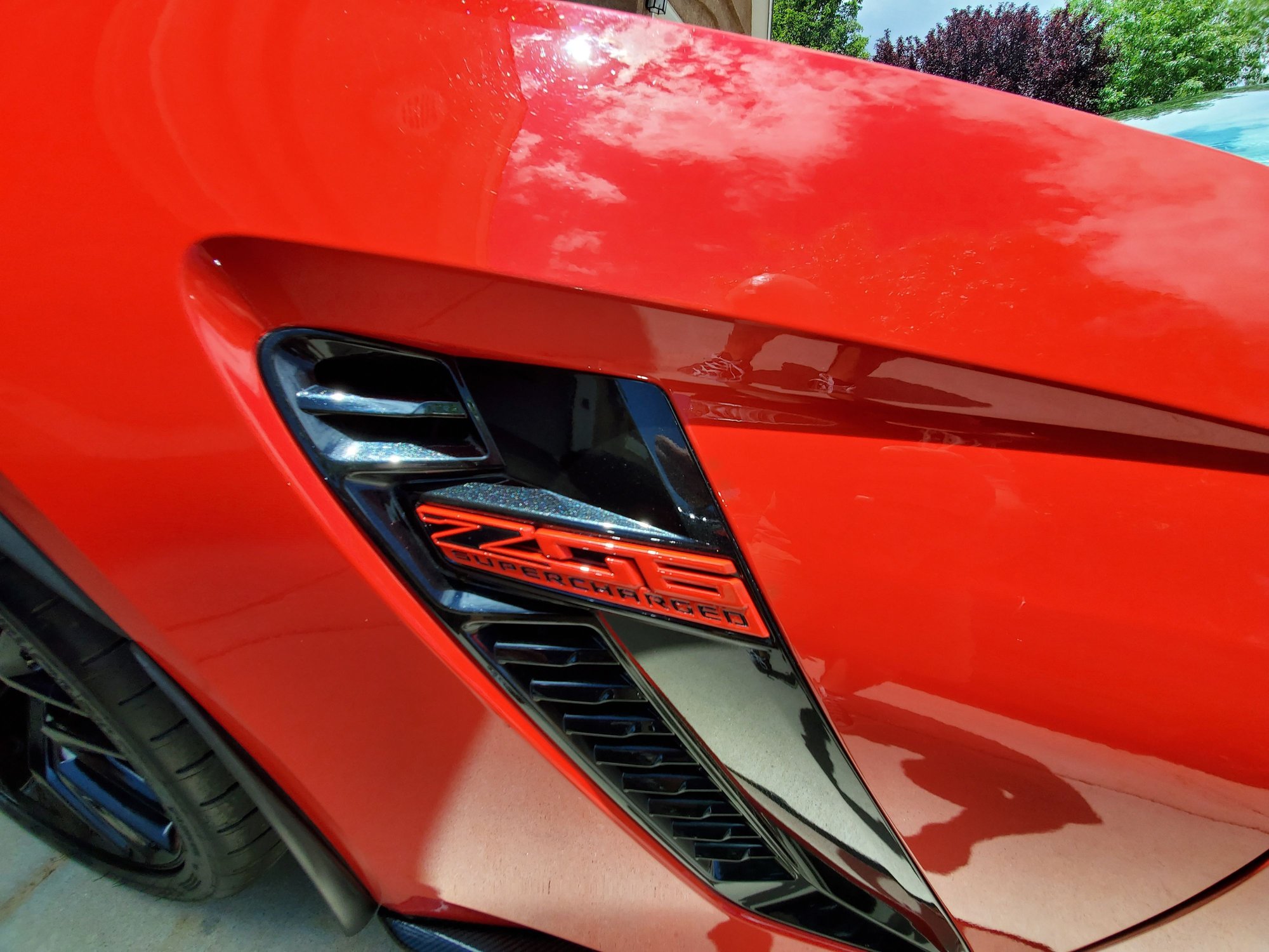 C7 Corvette Z06 Custom Painted Fender Emblems Badges - RPI Designs ...