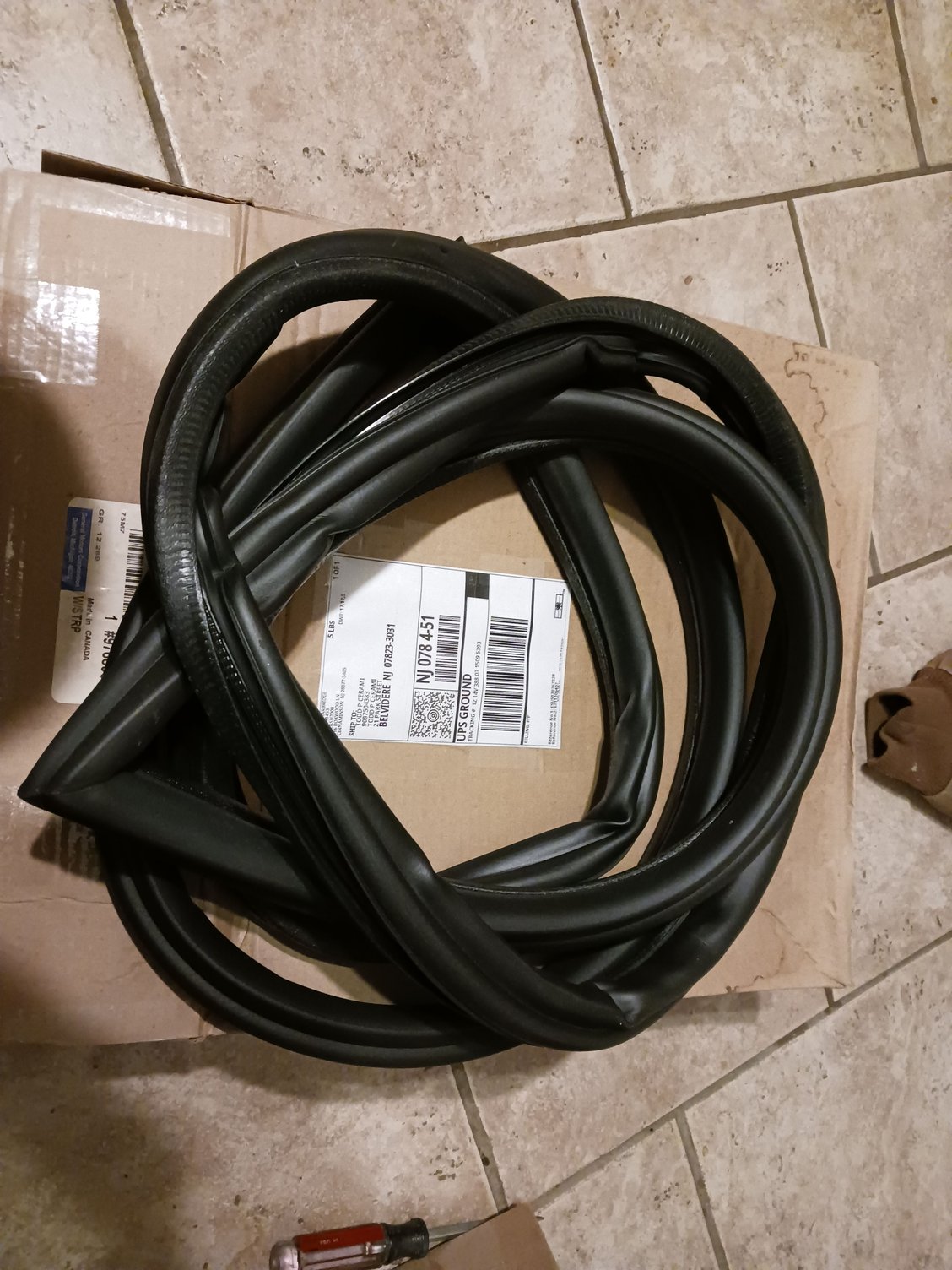 FS (For Sale) SOLD 84-96 GM/NOS Rear hatch weatherstripping ...