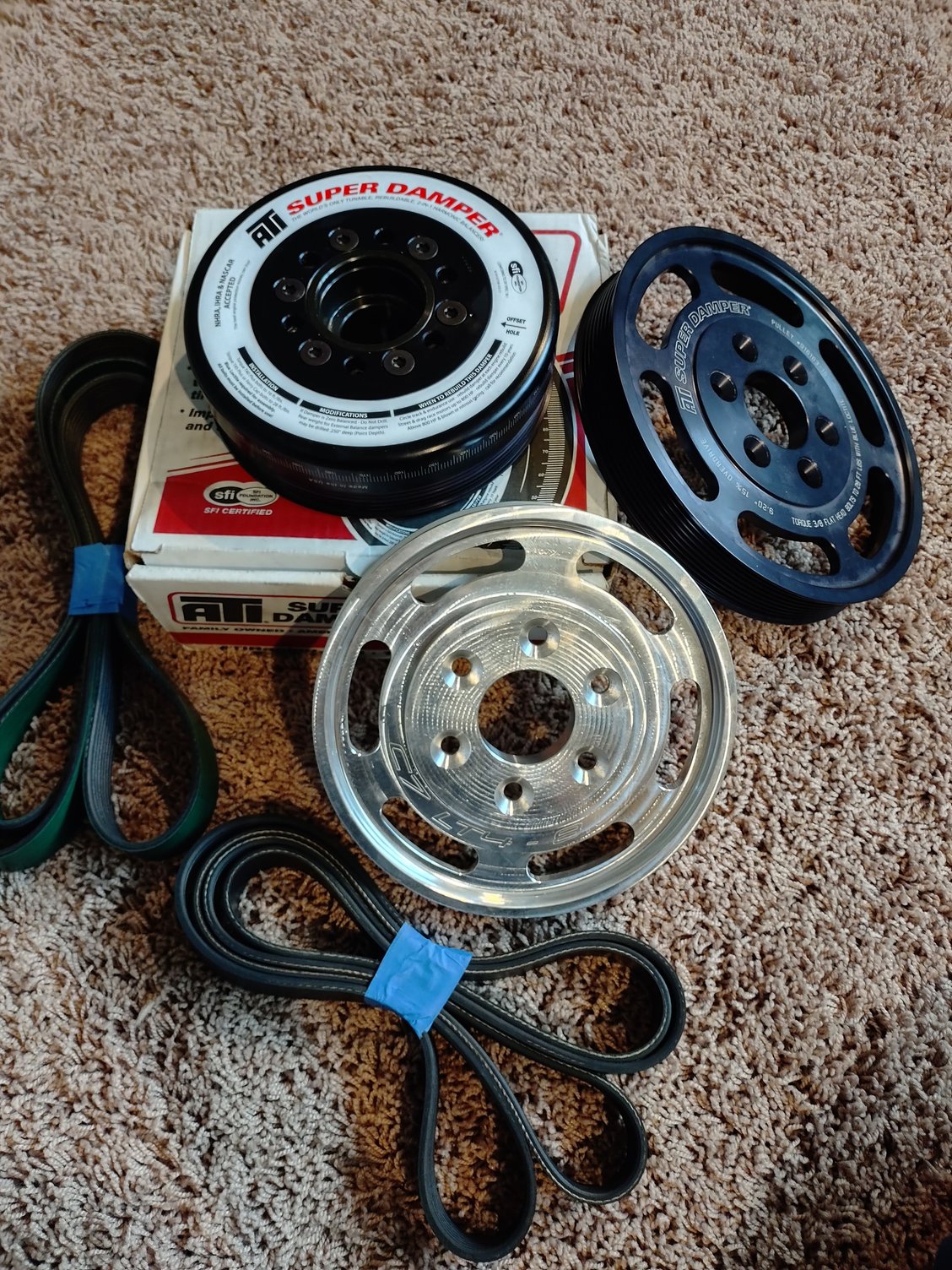 FS (For Sale) Ati balancer with 15% pulley amd stock pulley with 2 ...