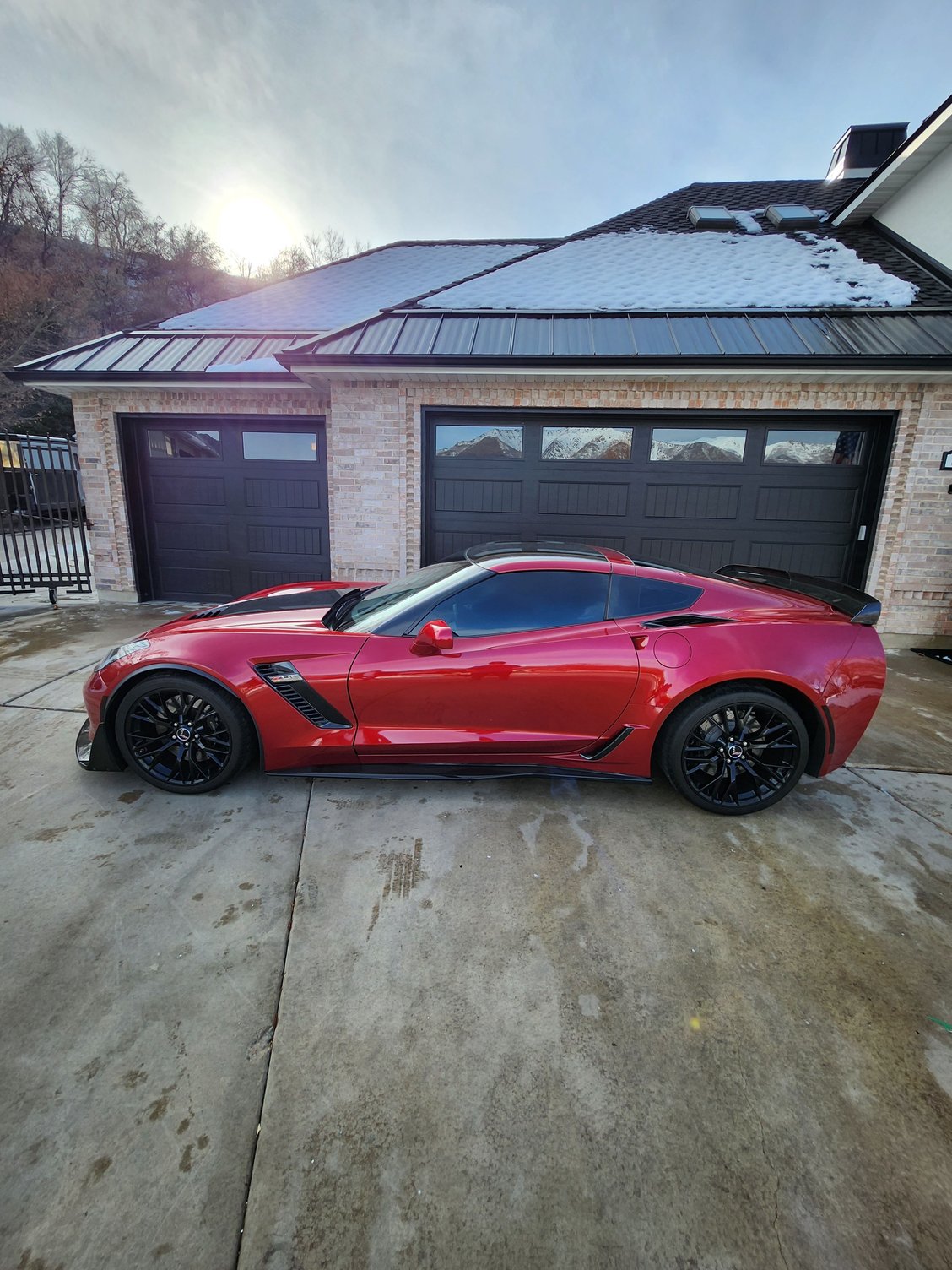 SOLD - 2015 Z06 3LZ coupe, A8, Crystal Red Metallic, black interior, 8K ...