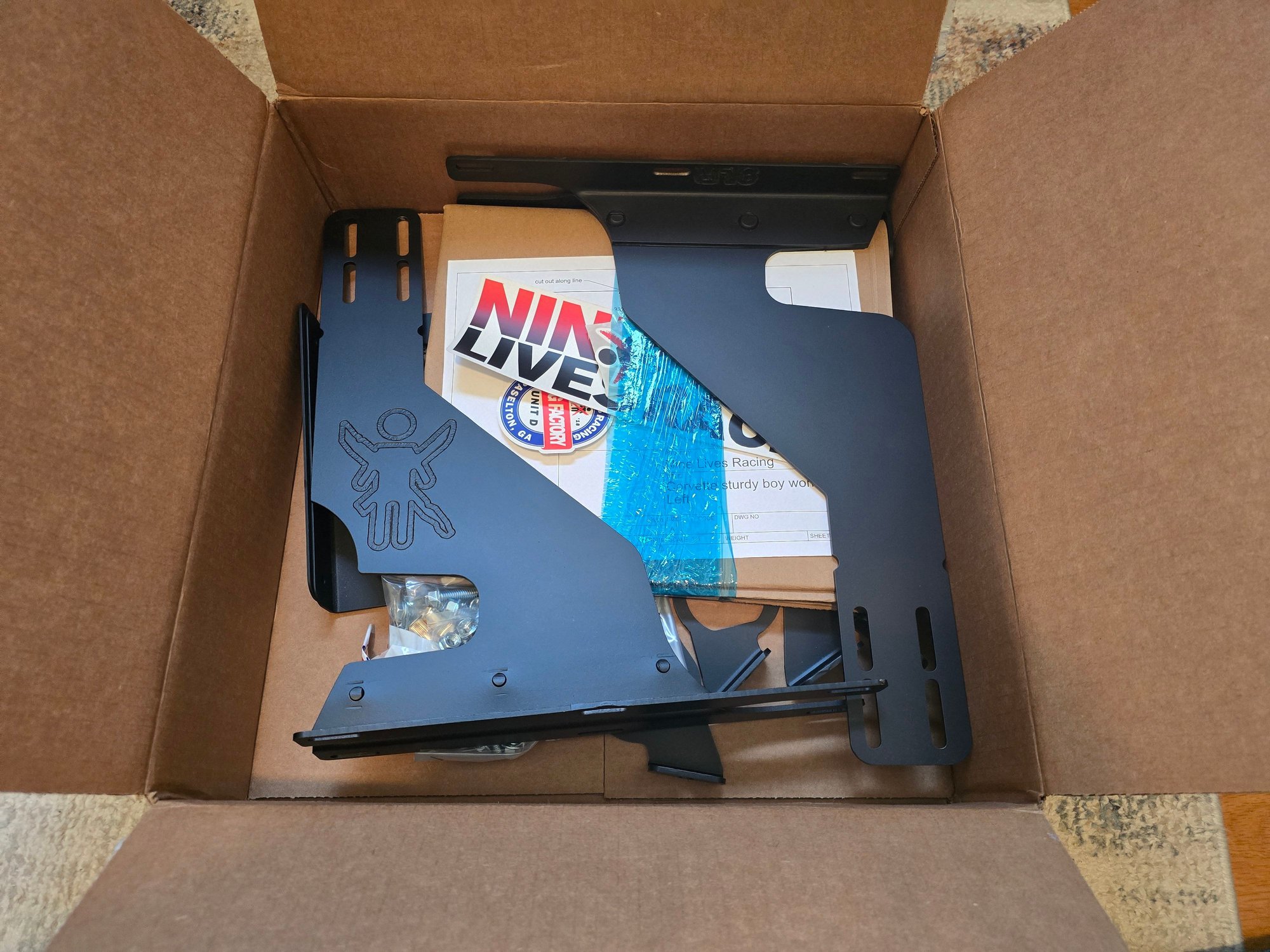 FS (For Sale) Nine Lives Racing C6 Splitter DIY Paper Template/Sturdy ...