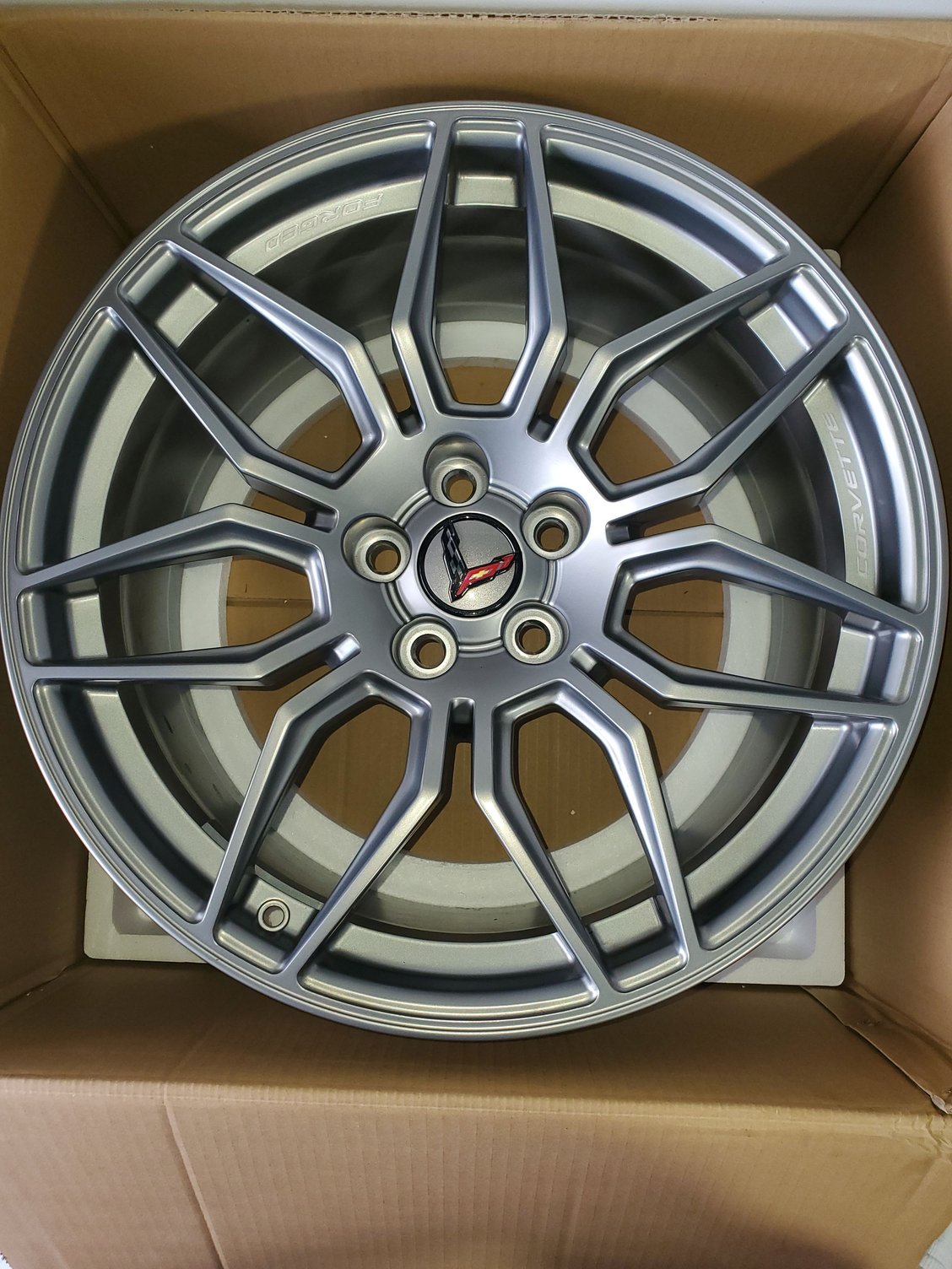 FS (For Sale) Factory ZO6 Titanium Spider wheels - CorvetteForum ...