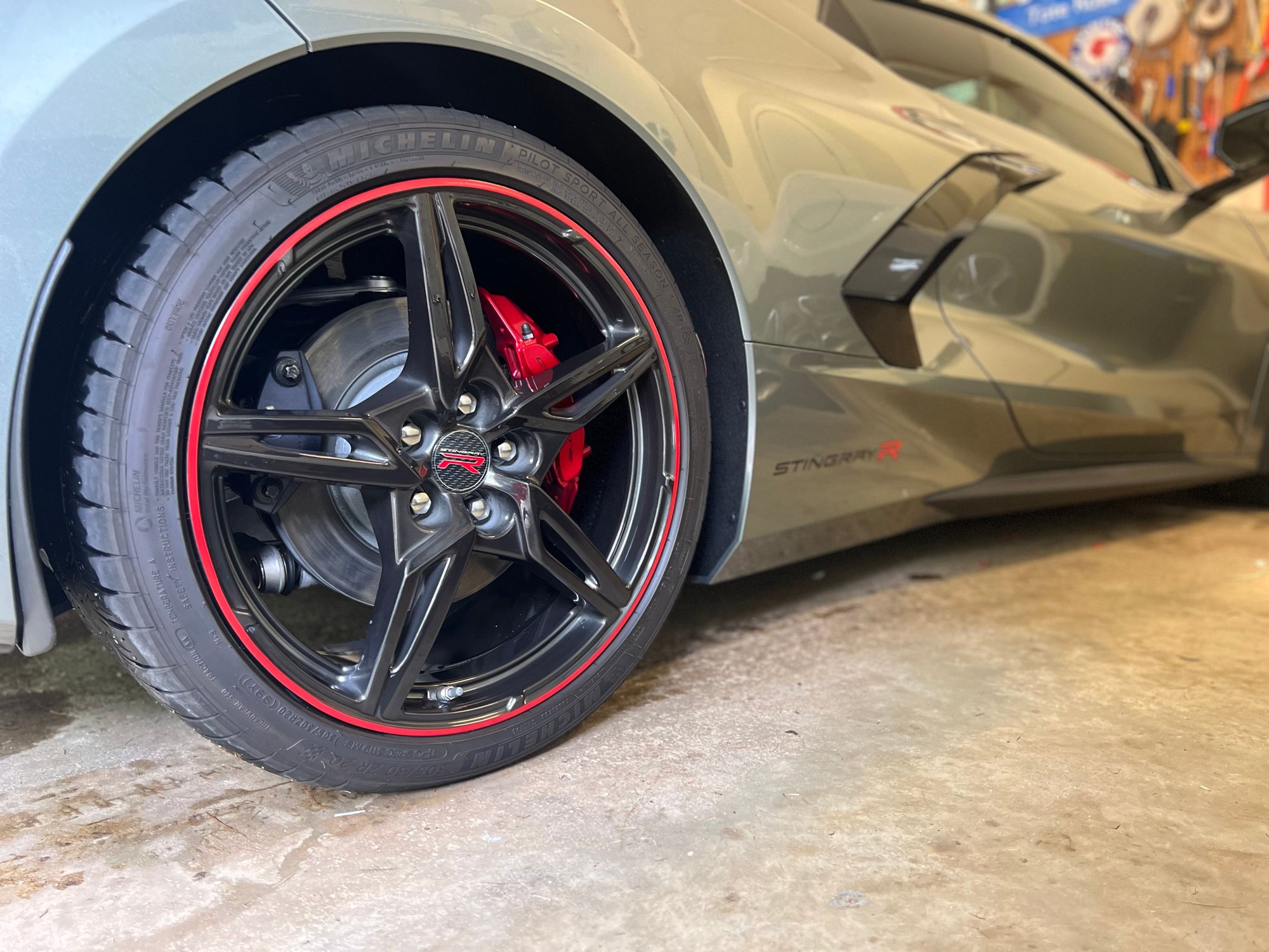 WTB (Want To Buy) OEM Wheels, Midnight Gray with Red Stripe ...