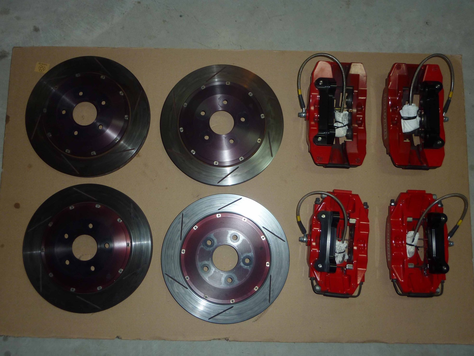 FS (For Sale) Stoptech ST60 6-Piston Front 14"/ ST40 Rear 14" Big Brake ...