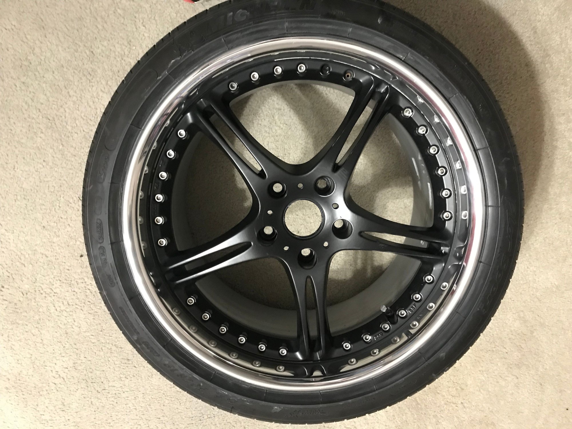 FS (For Sale) FS/FT : SSR GT3 3 Piece Wheels (18/19) Black face ...