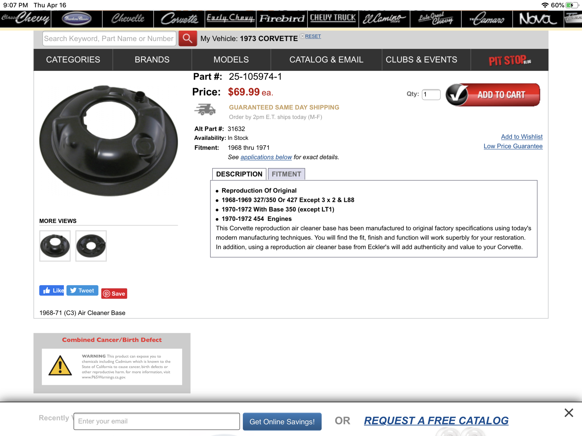 Help needed with open element air cleaner install on FITech EFI ...