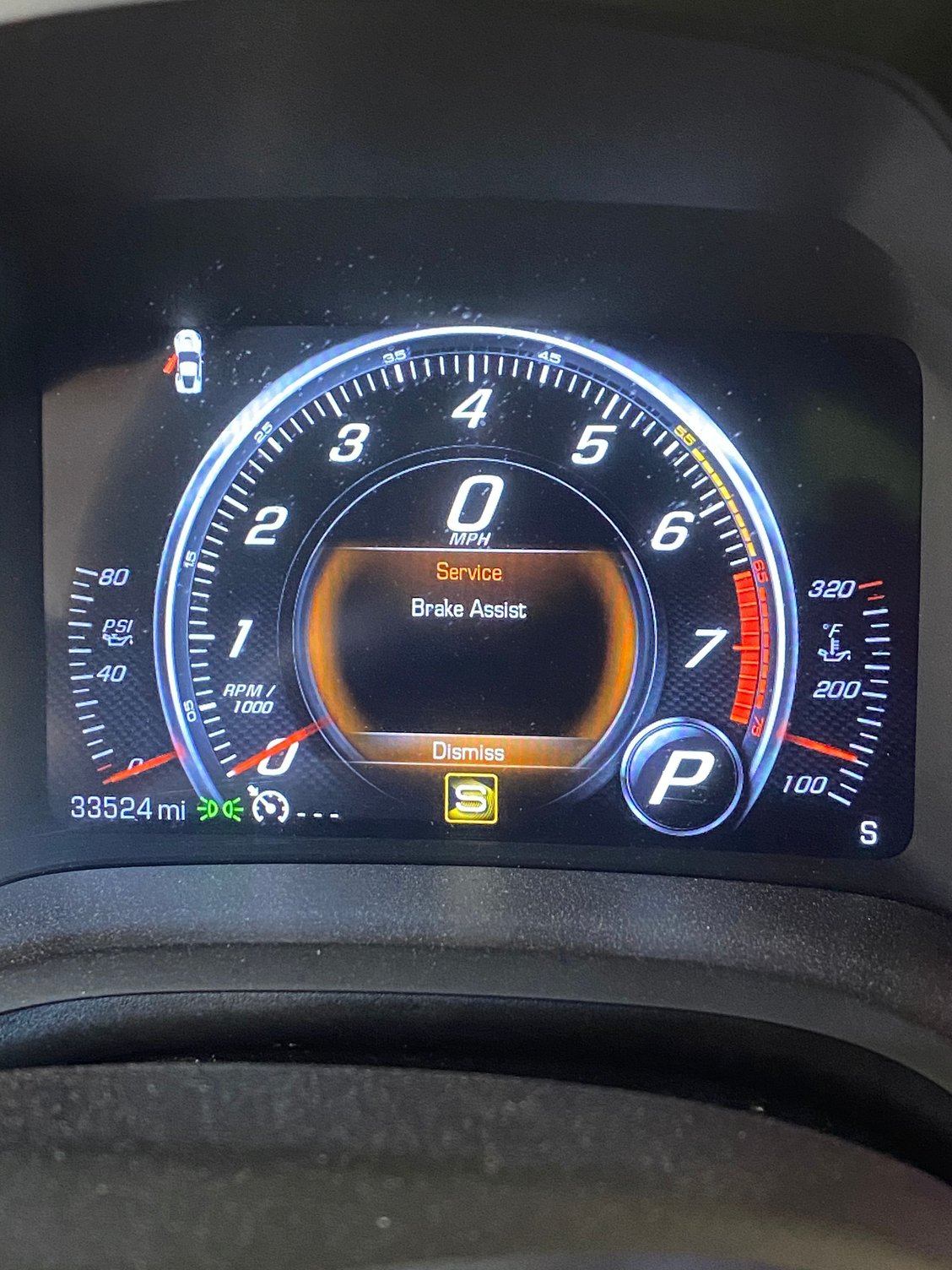 Service Brake Assist Notification - CorvetteForum - Chevrolet Corvette ...