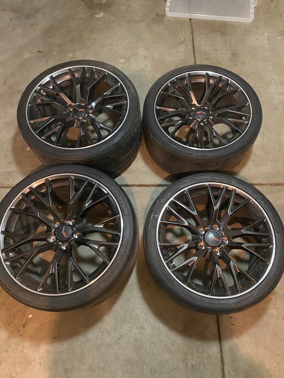 FS (For Sale) C7 Z06 Spectra Gray Wheels OEM FLAWLESS - CorvetteForum ...