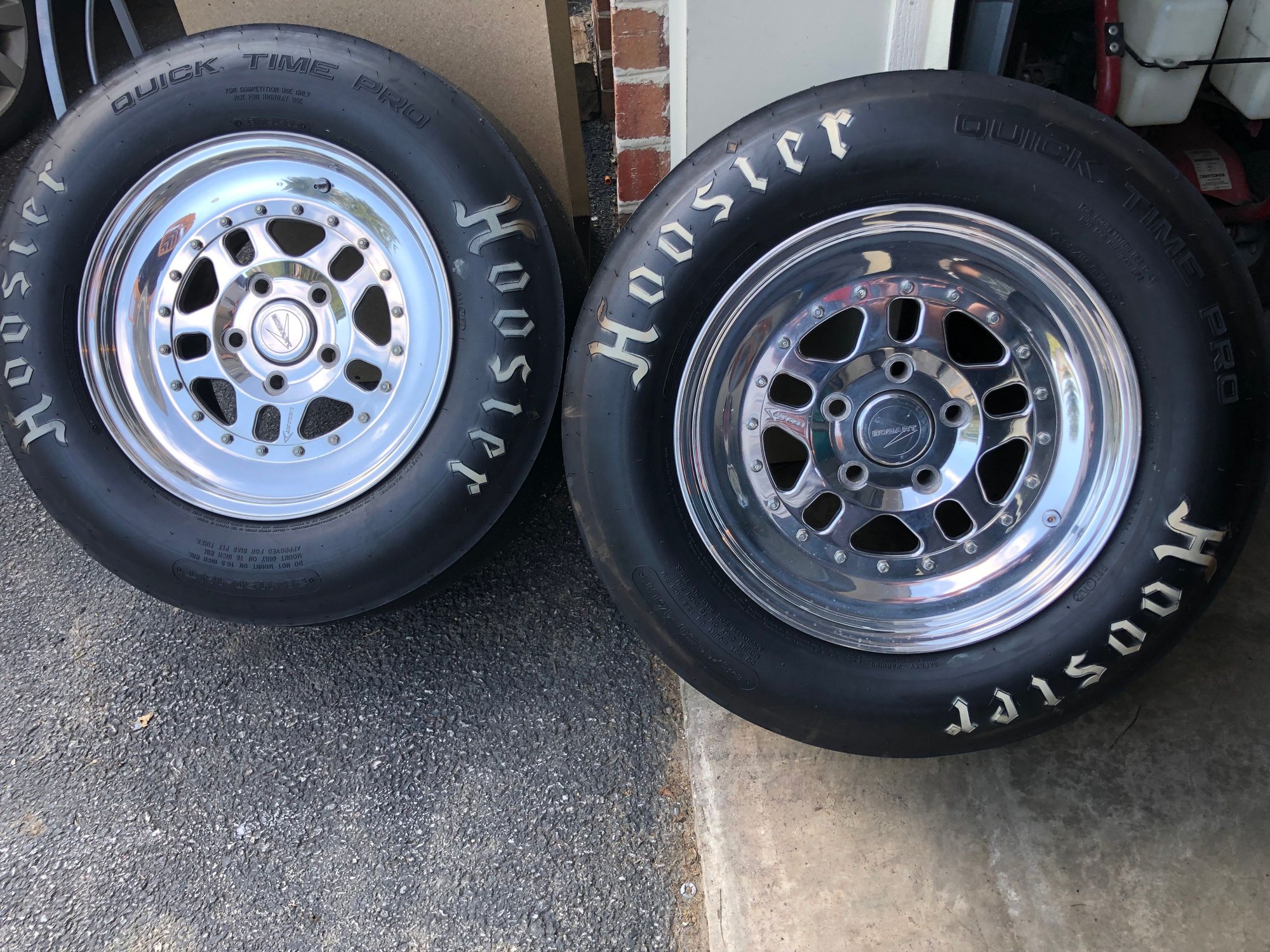 FS (For Sale) Bogart D10 drag pack 6 wheels/tires 17/17/16s ...