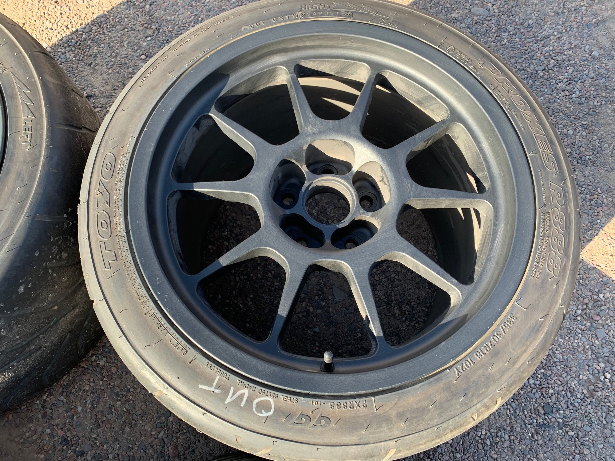 FS (For Sale) CCW C10 Corsair wheels & Toyo R888 tires, 18x11 fronts ...