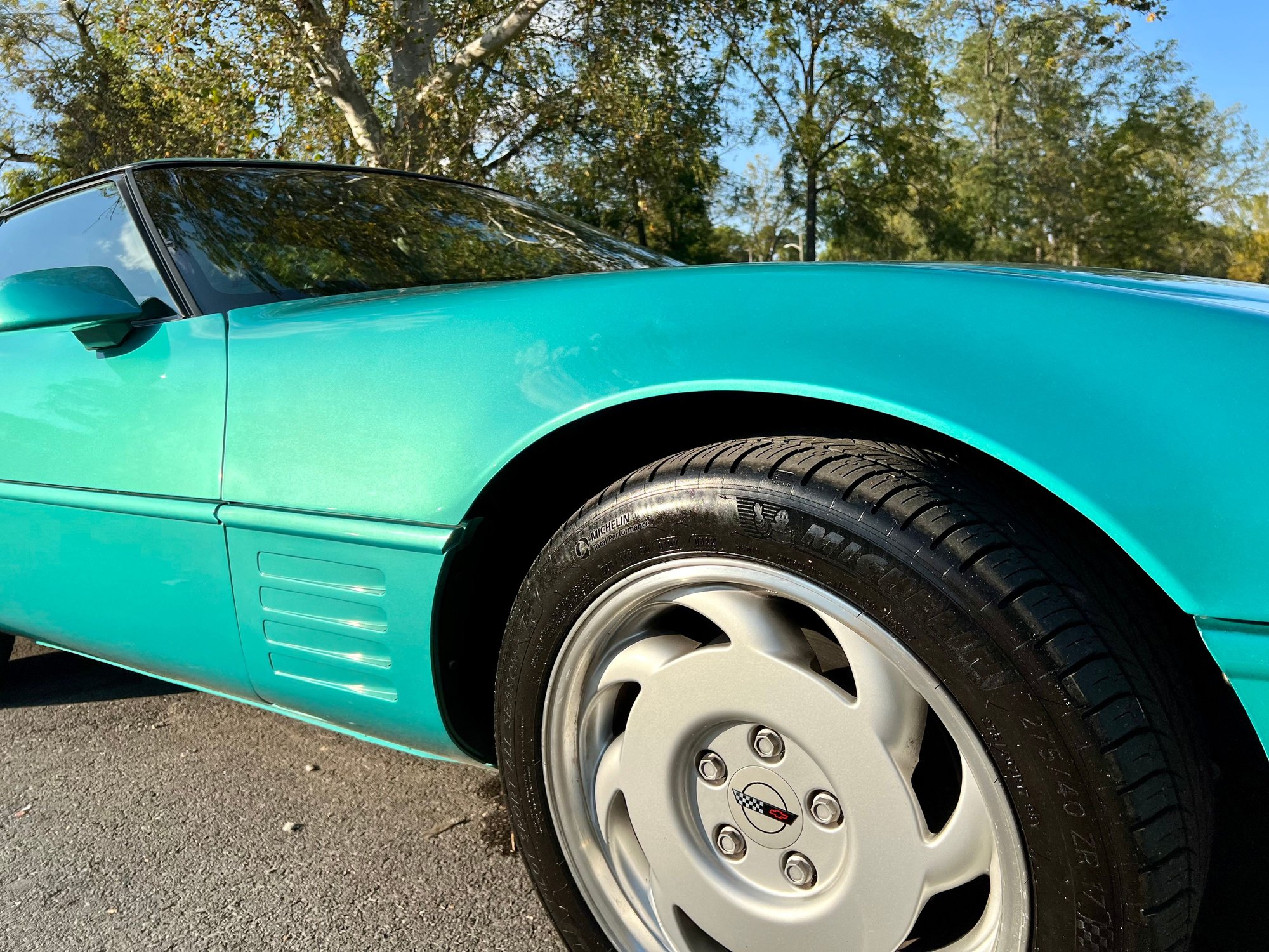 FS (For Sale) SOLD 1991 Corvette Turquoise Metallic Automatic 24k ...