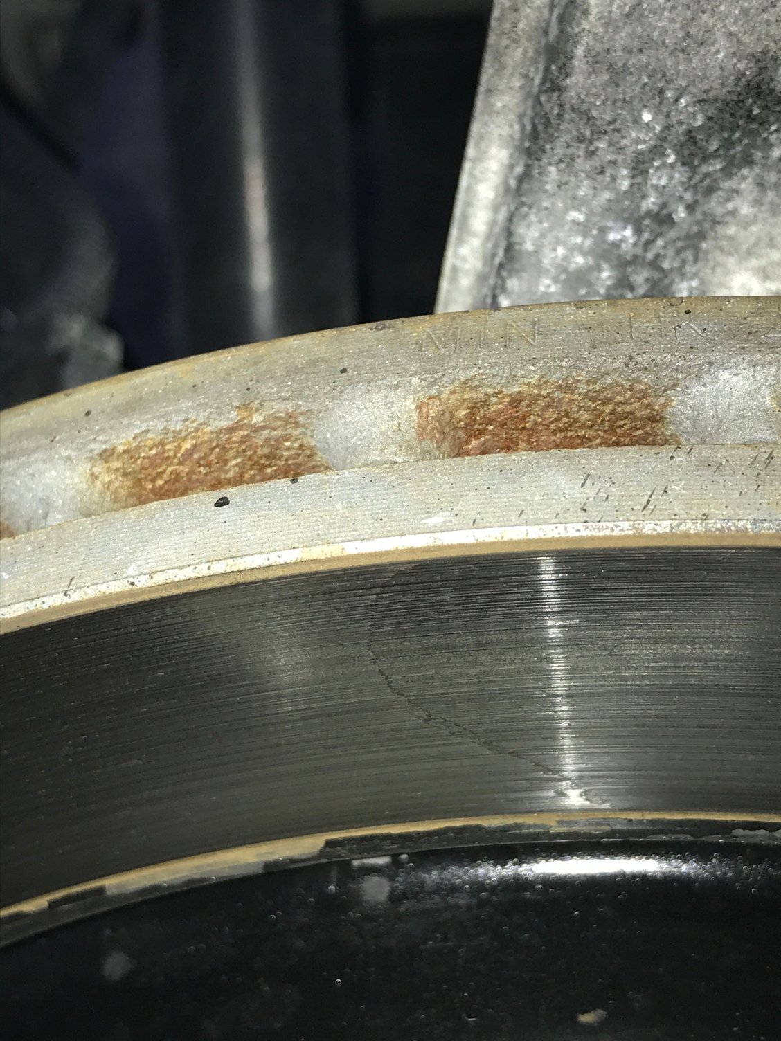 Cracked rear brake rotor? - CorvetteForum - Chevrolet Corvette Forum ...
