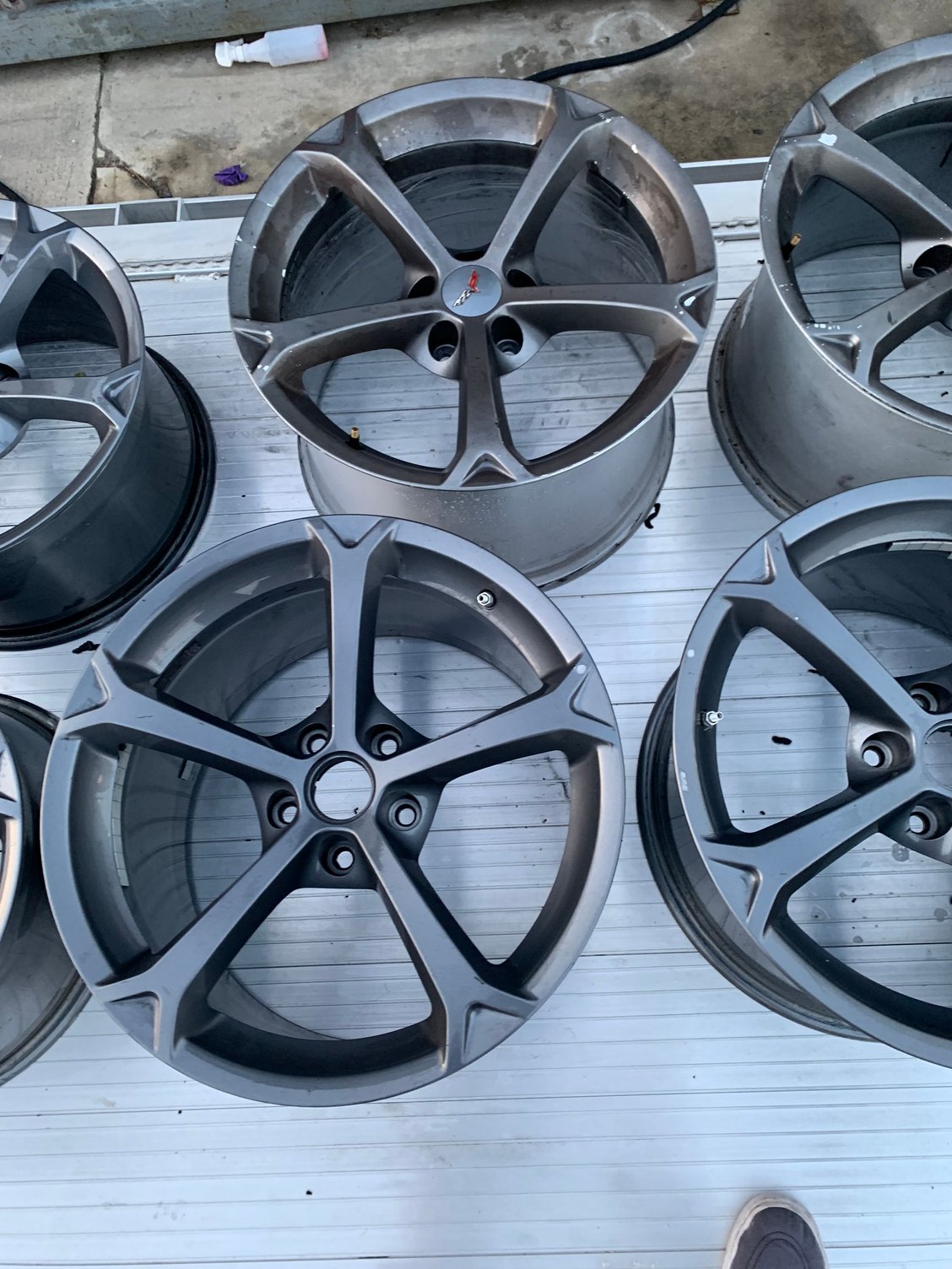 FS (For Sale) C6 Grand Sport Speedline 5 Spoke Wheels 18x9.5 19x12 ...