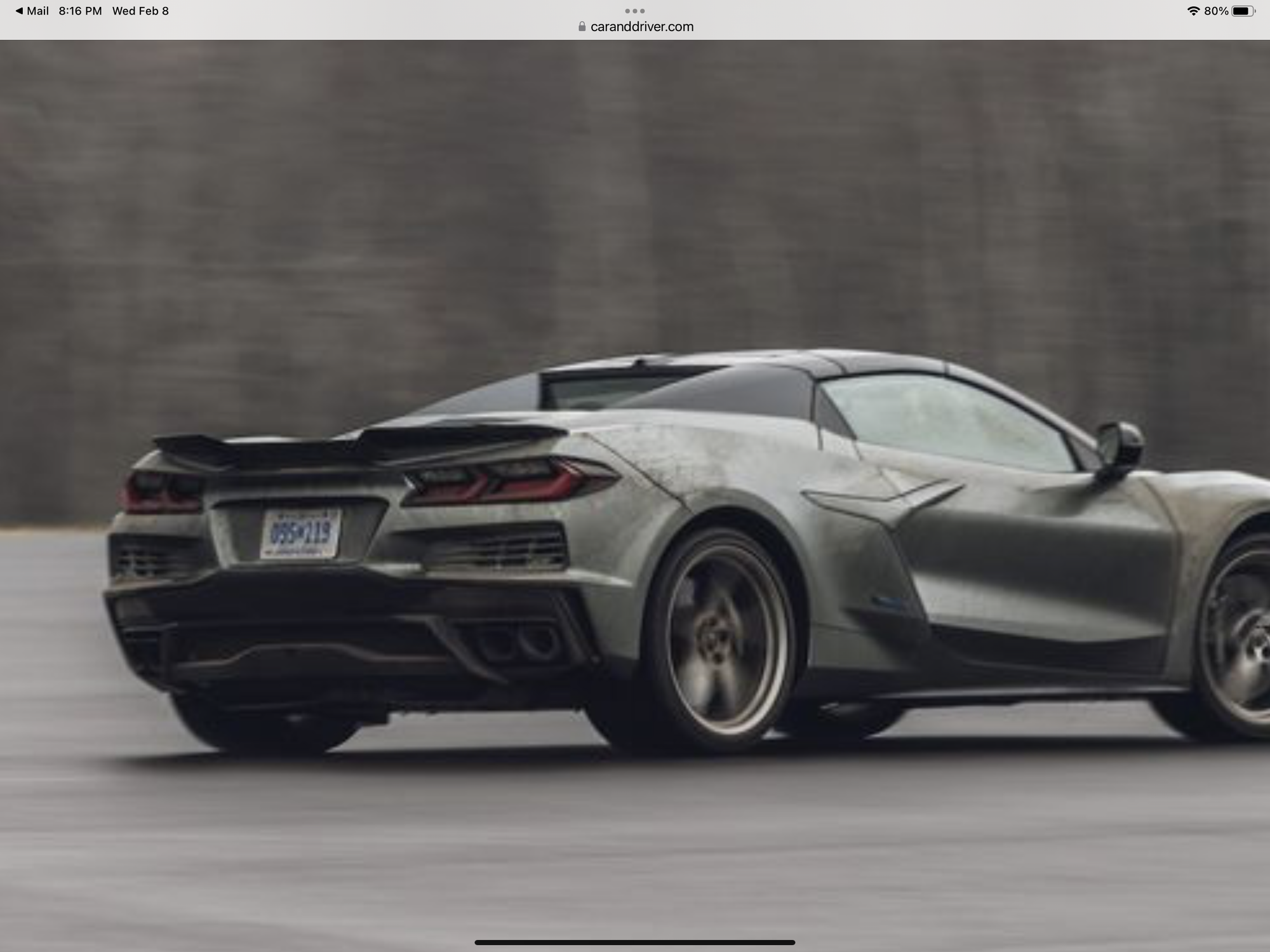 What will be they Rear Wing choices for the ERay? - CorvetteForum ...