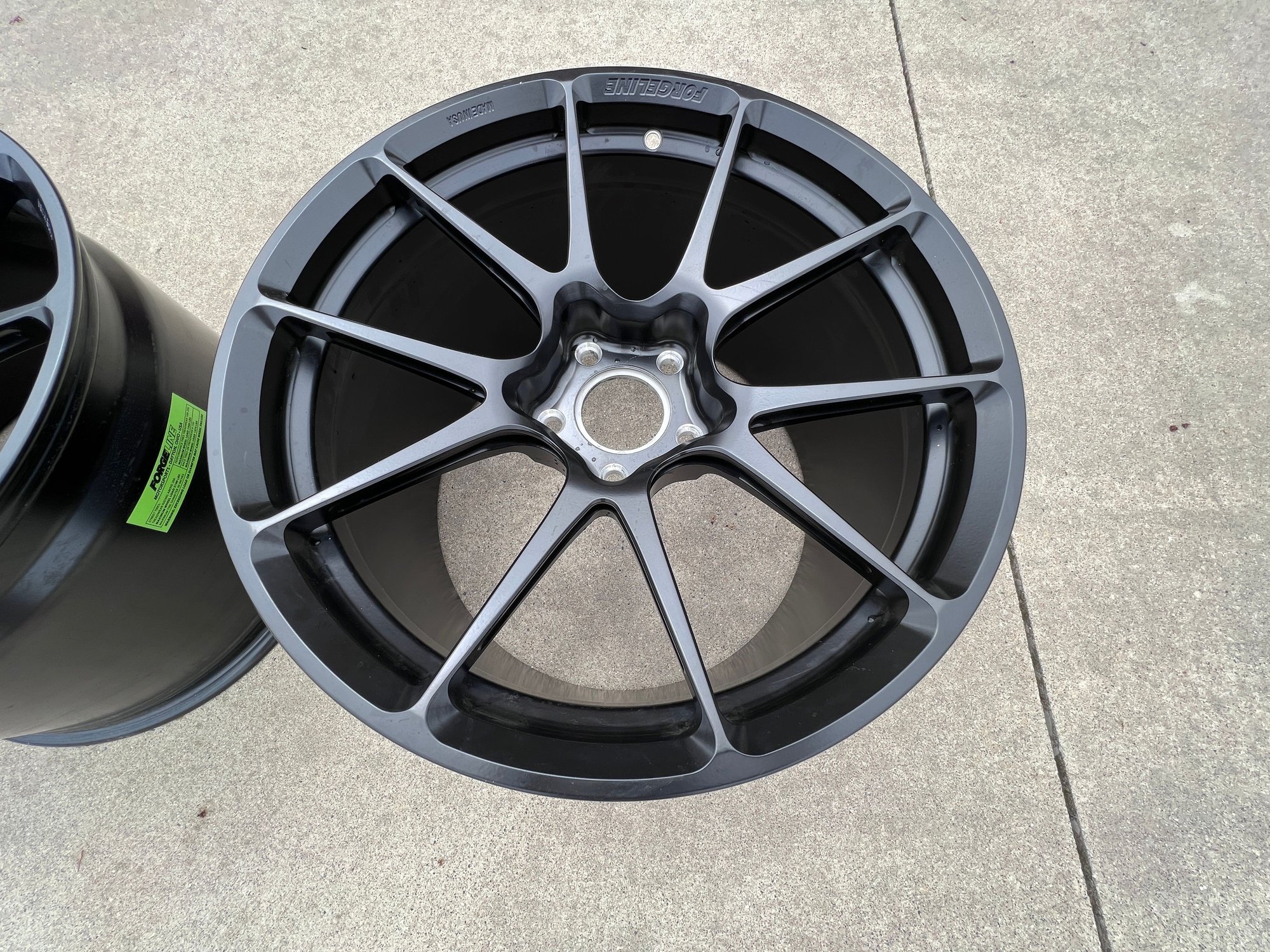 FS (For Sale) Forgeline GS1R 19x13" rear wheels, satin black, C7 Z06 ...