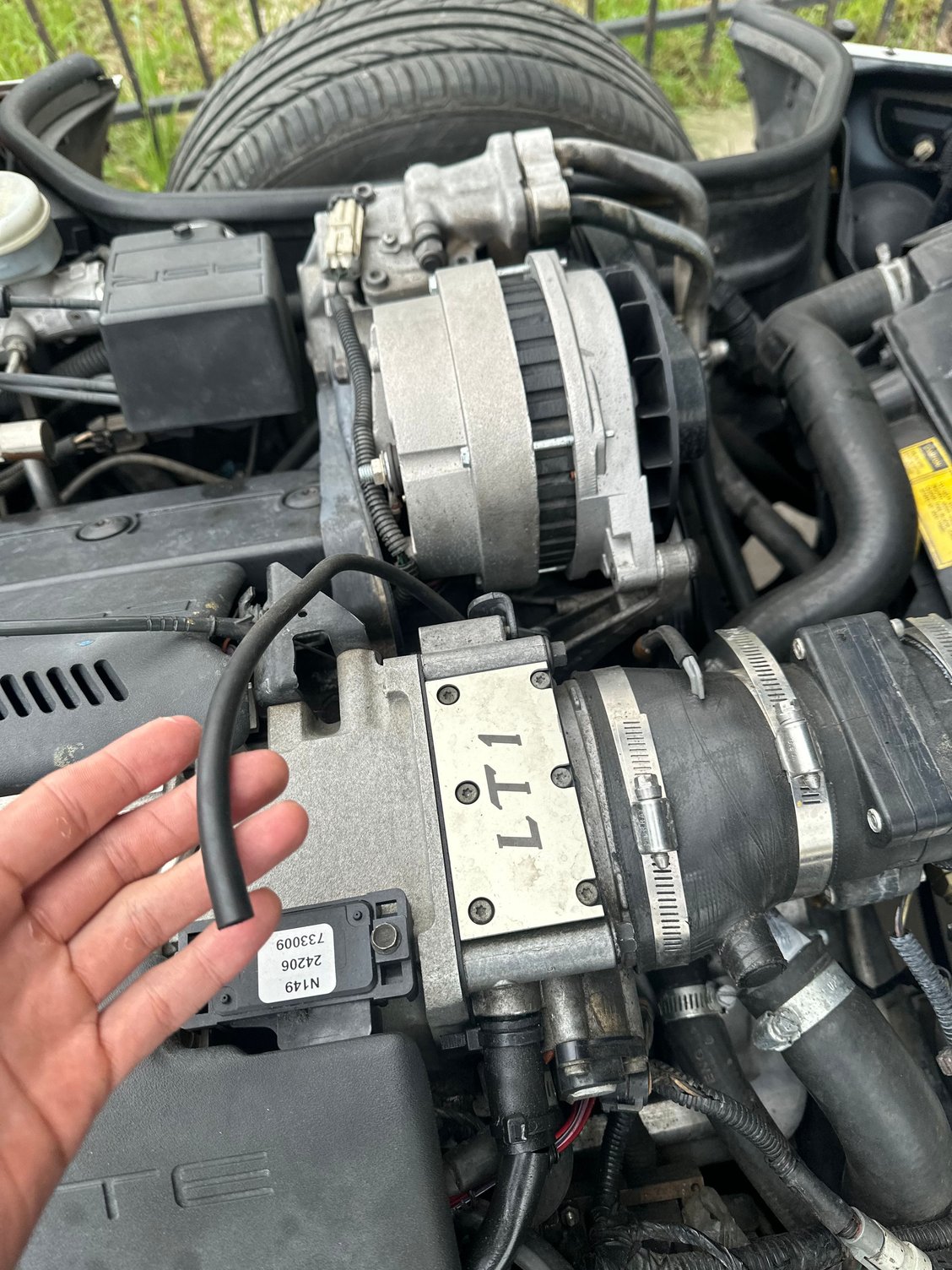 Help, 1995 lt1 corvette hose leads to nowhere. Assuming optispark hose ...