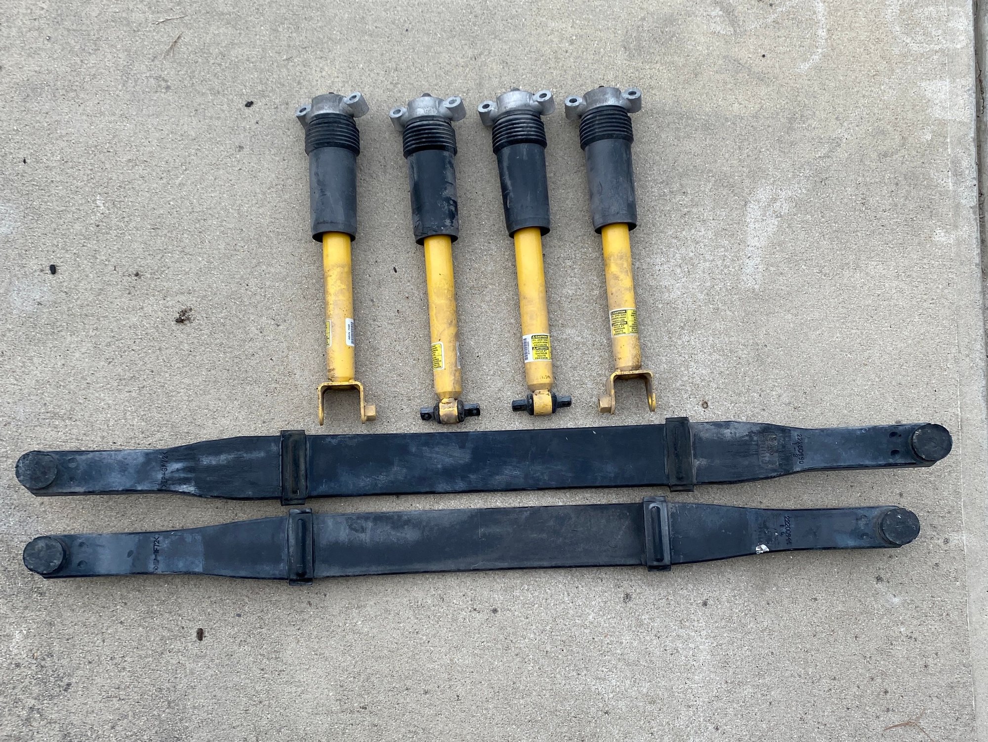 FS (For Sale) 2014 C7 Corvette Suspension Leaf Springs And Shocks ...