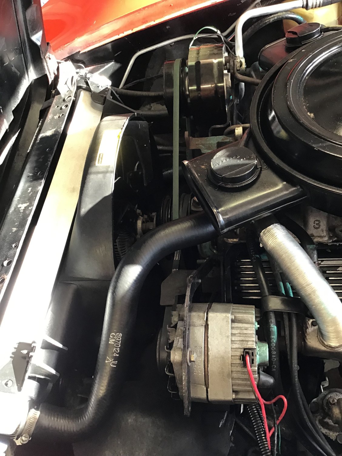 My original 40 yo radiator replacement 79 l82 - Page 2 - CorvetteForum ...