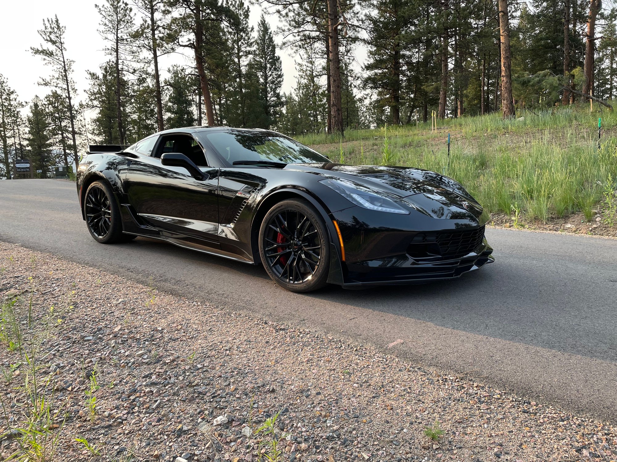 FS (For Sale) 17 Corvette z06/z07 package, M7, black, 10700miles ...