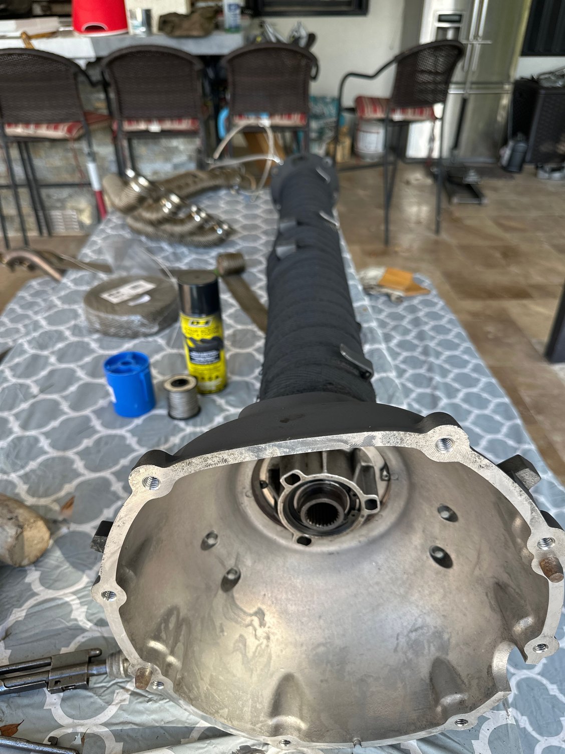 Excessive Center counsel heat / Exhaust wrapping torque tube ...