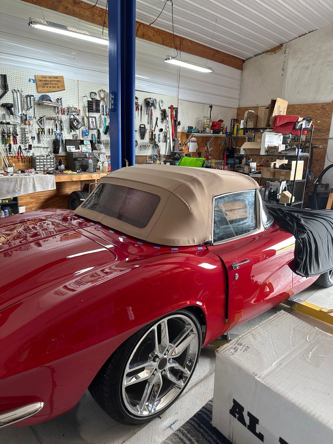 Help on C1 soft top adjustment! - CorvetteForum - Chevrolet Corvette ...