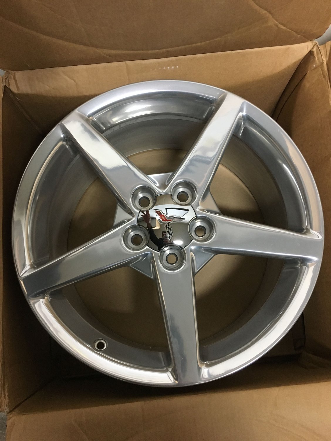 FS: C6 5-Spoke "star" Wheels OEM Speedline Polished & Chrome- Like New ...