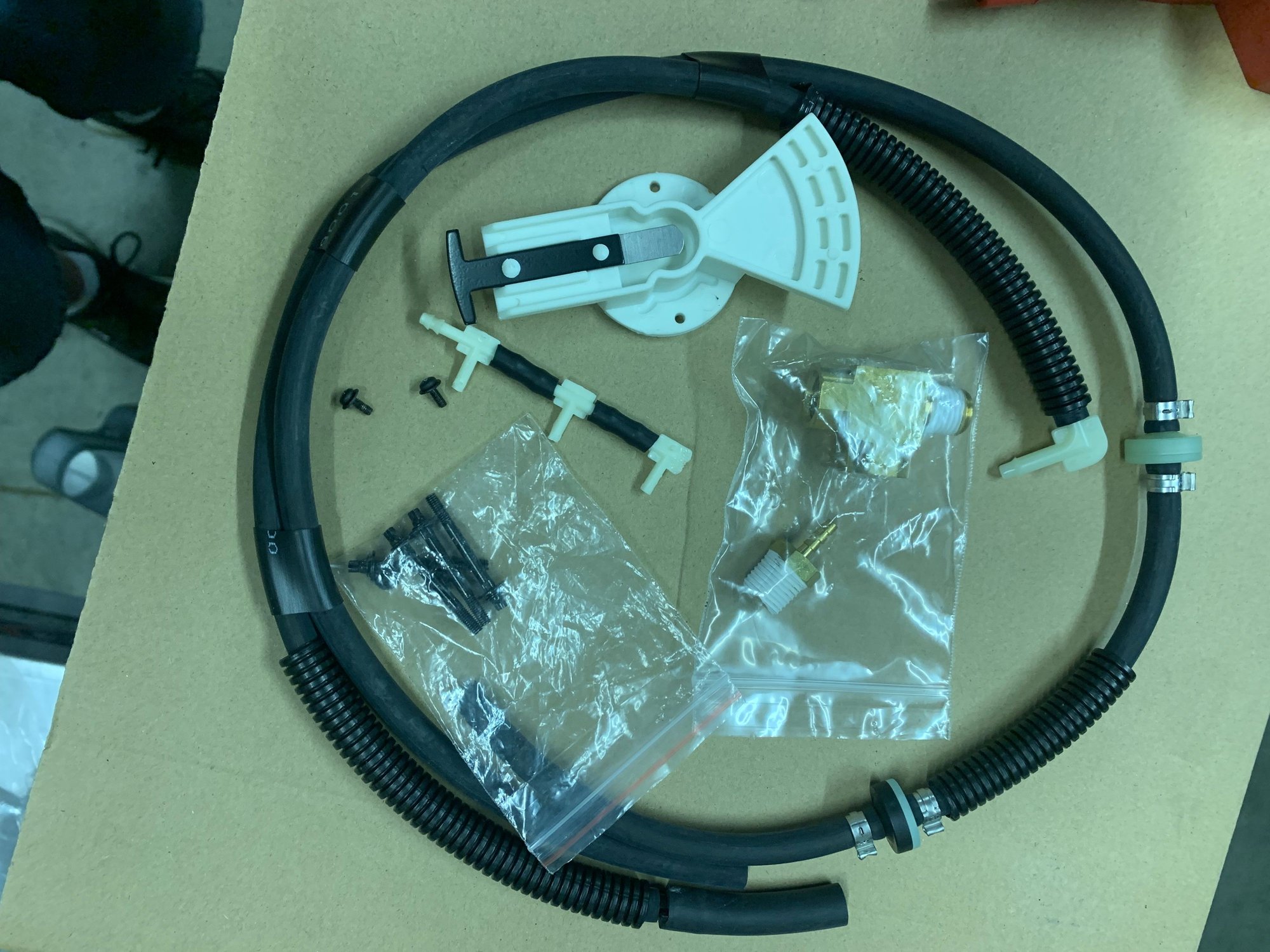 Petris Optispark upgrade - where to connect the vacuum lines ...