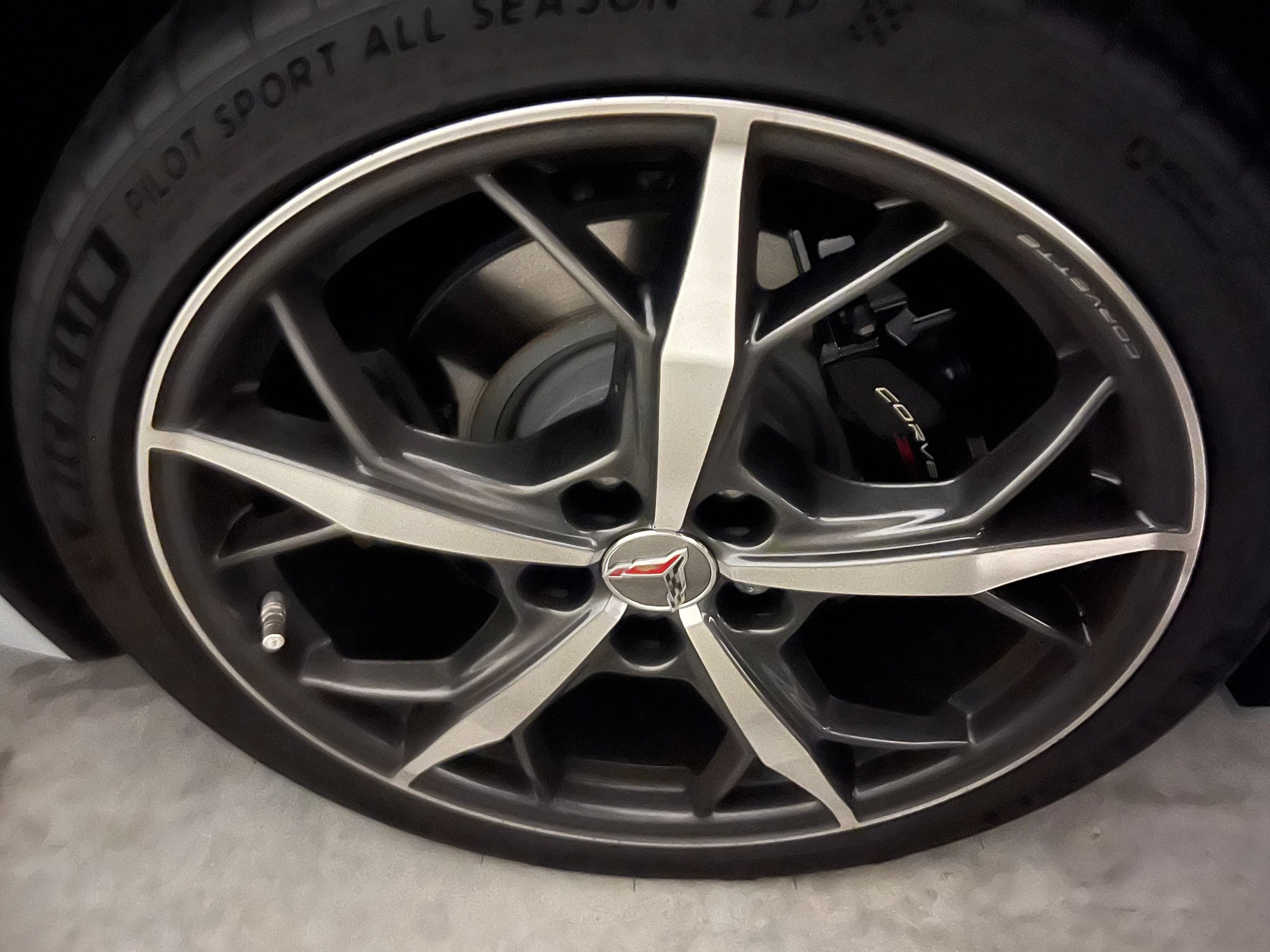 FS (For Sale) Spectra Grey Trident wheels - CorvetteForum - Chevrolet ...