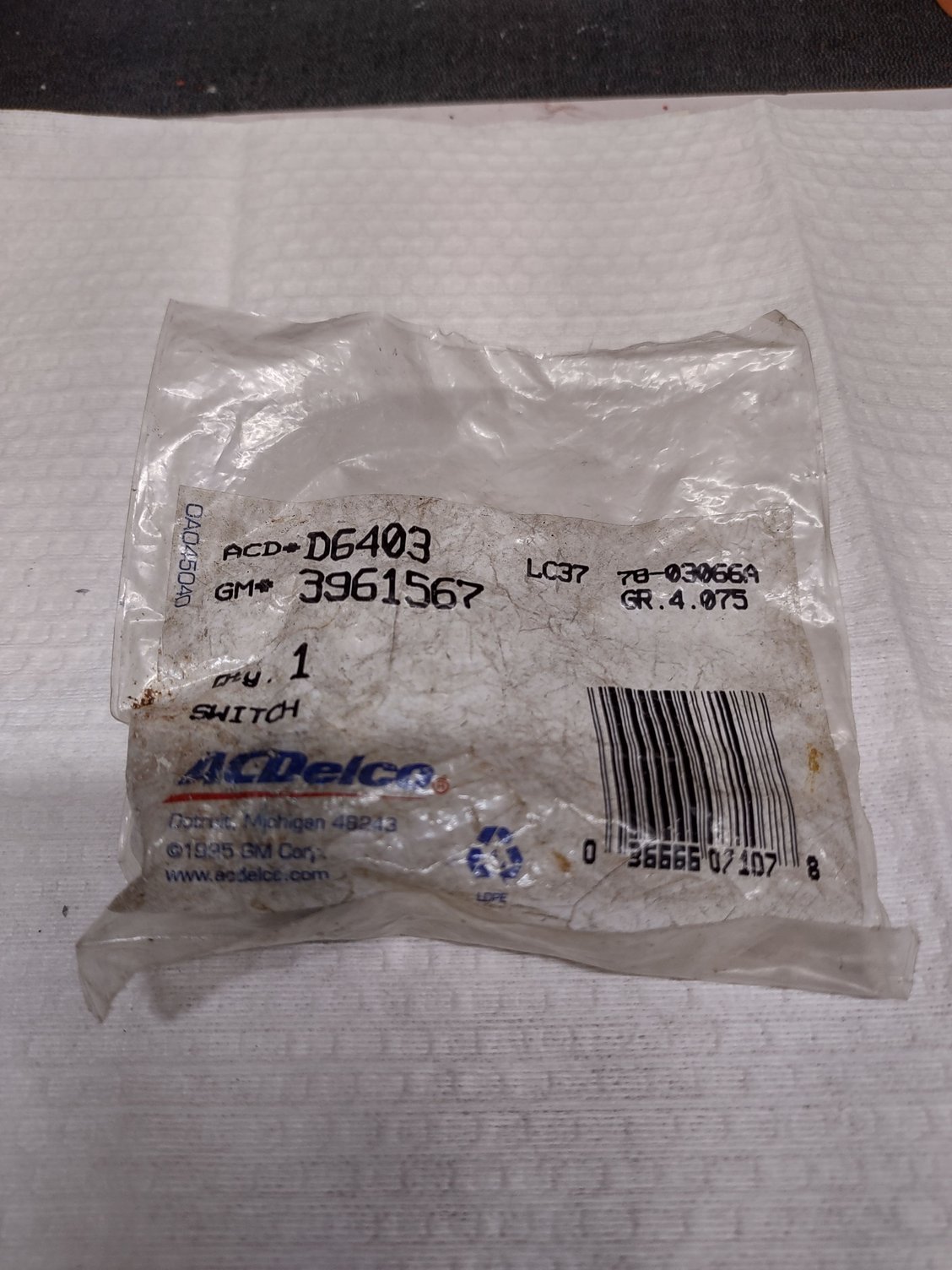 FS (For Sale) 1970-74 GM TCS switch for manual NORS - CorvetteForum ...