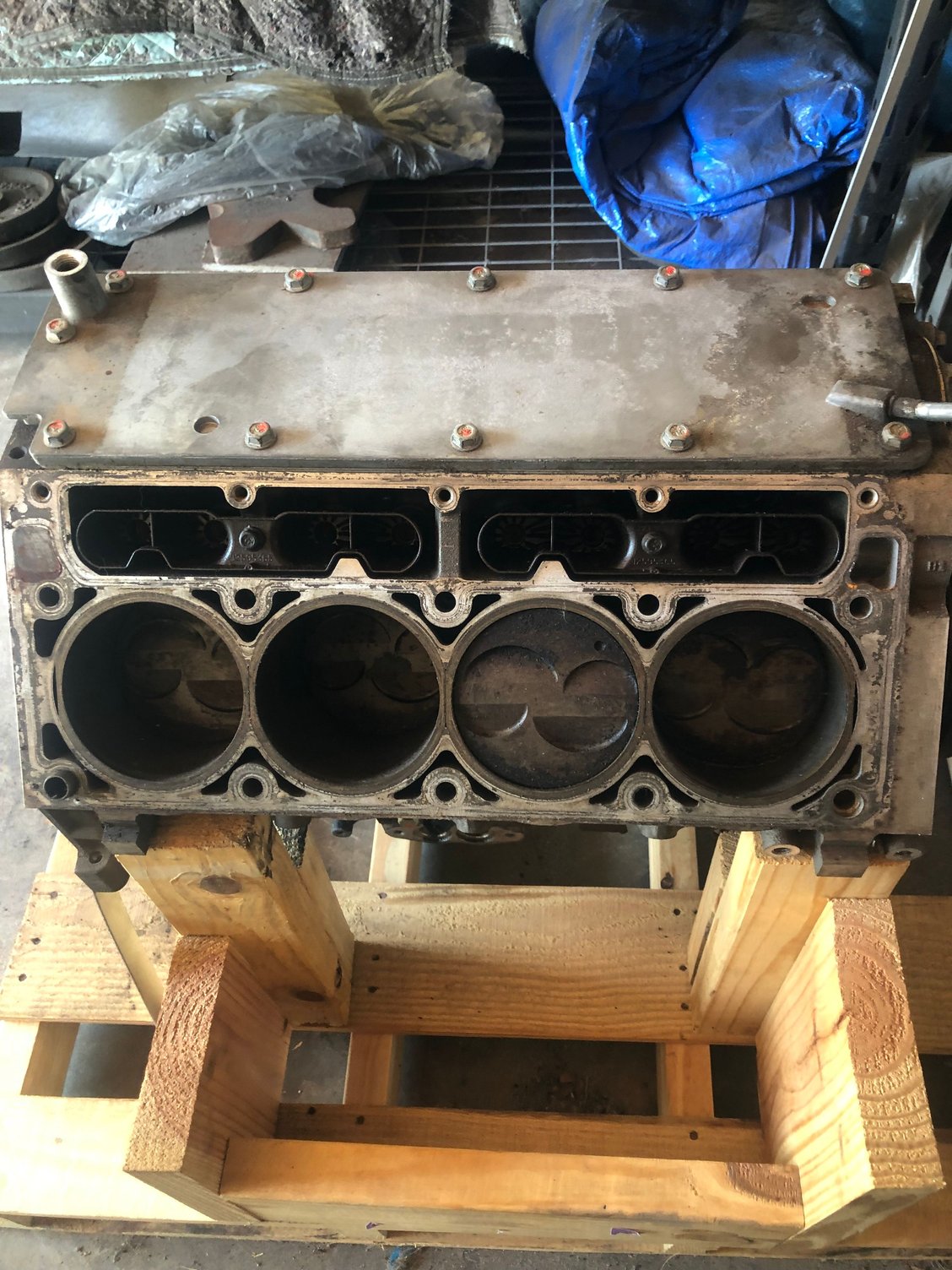 FS (For Sale) LS7 Short block with cracked sleeve - CorvetteForum ...