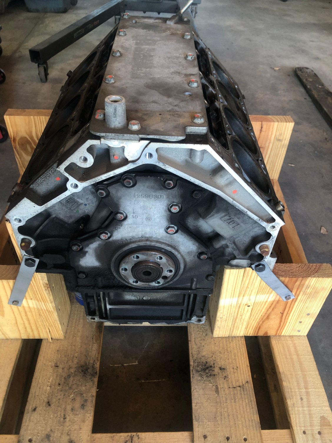 FS (For Sale) LS7 Short block with cracked sleeve - CorvetteForum ...