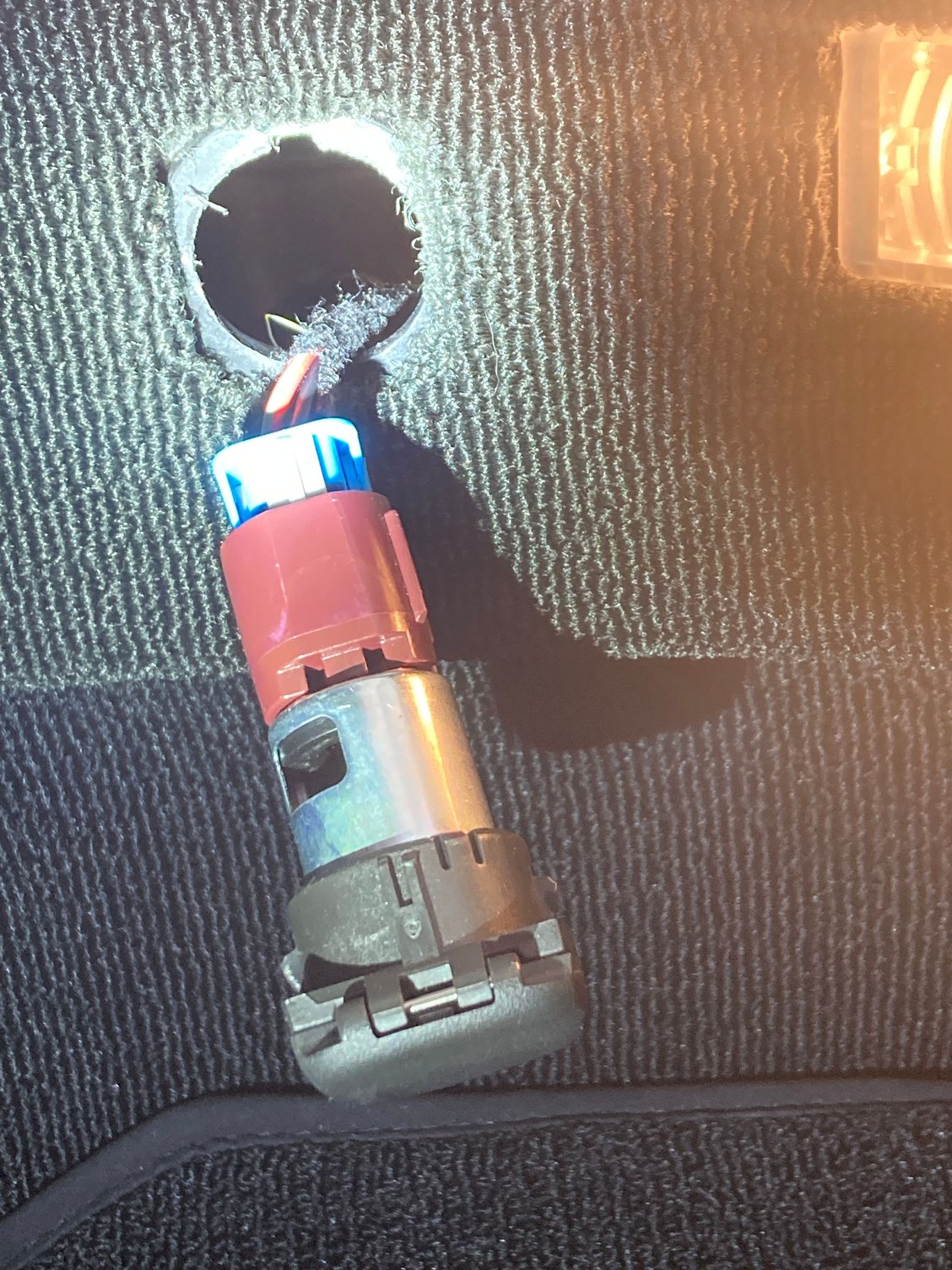 Battery charger port pulled out and can't get back in - CorvetteForum ...