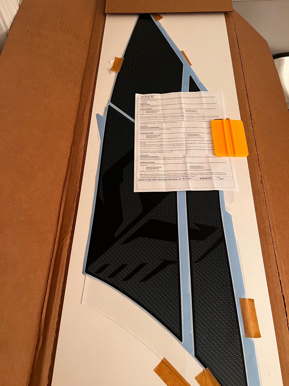 FS (For Sale) C8 Z06 OEM Jake Rear Quarter Panel decal - CorvetteForum ...