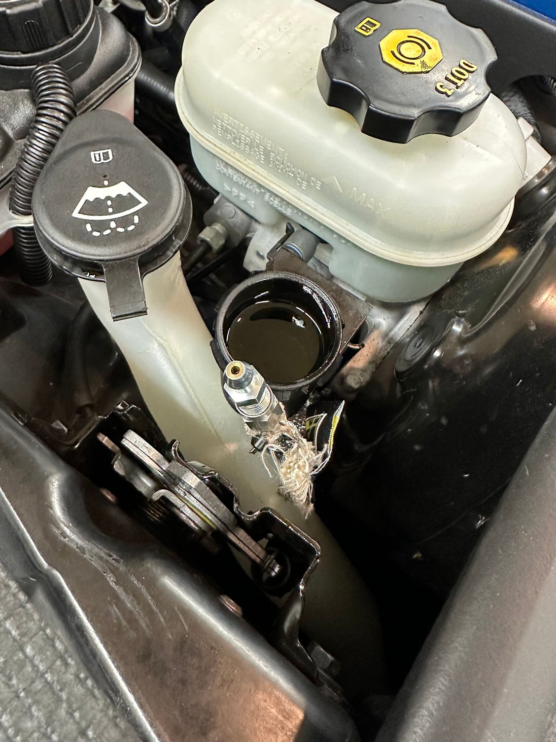 ZR1 Remote bleeder installed, WITHOUT REMOVING ANYTHING - CorvetteForum ...