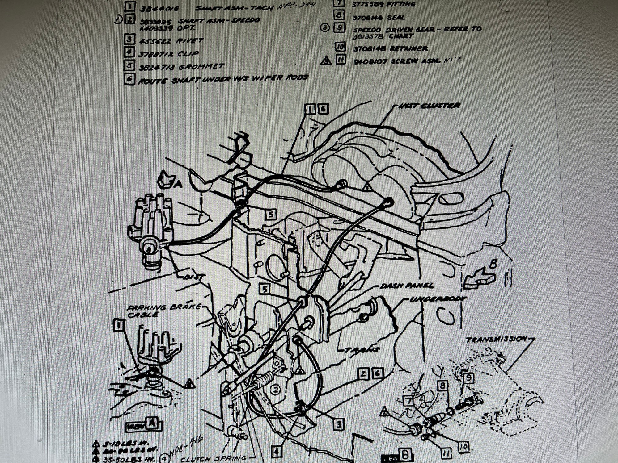 C2 64 Speedo Cable Routing Help - CorvetteForum - Chevrolet Corvette ...