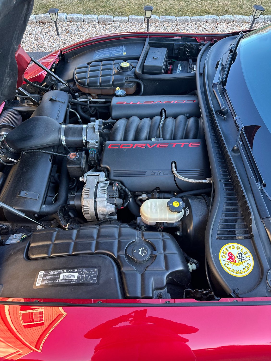 FS (For Sale) 2002 Corvette Base Magnetic Red Blk Interior 68000 miles ...