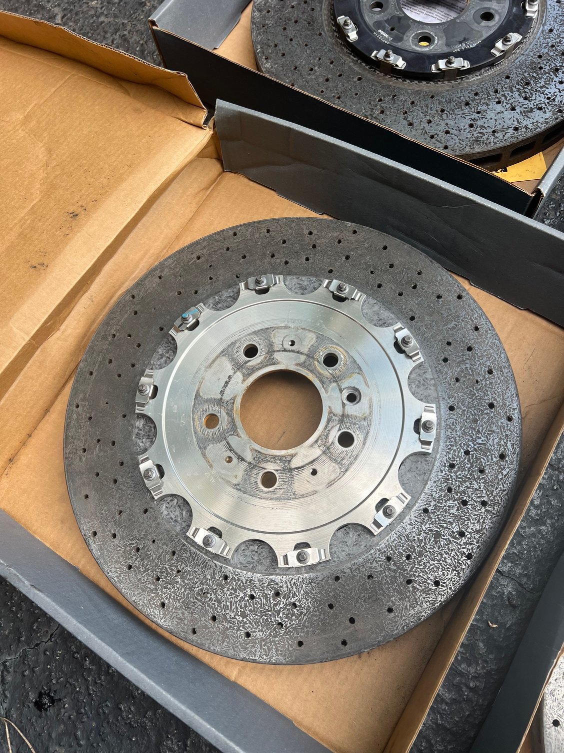 FS (For Sale) 2015-2019 Corvette C7 Z06 Z07 Carbon Ceramic Brake Rotor ...