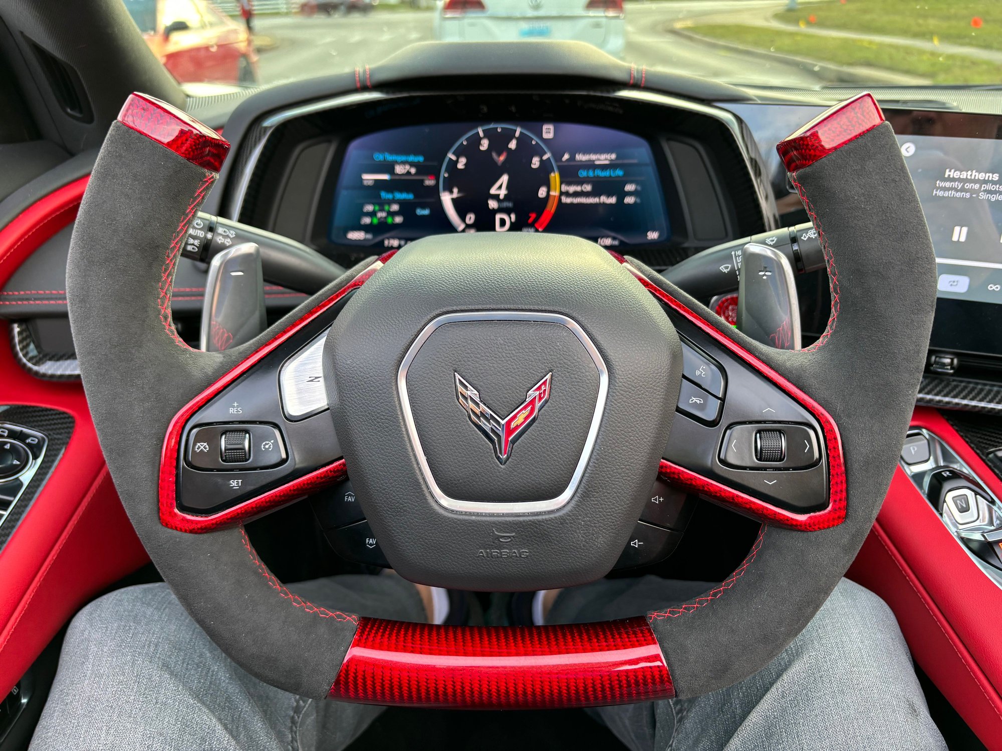 Installed Custom Steering Wheel Today on my C8 - CorvetteForum ...