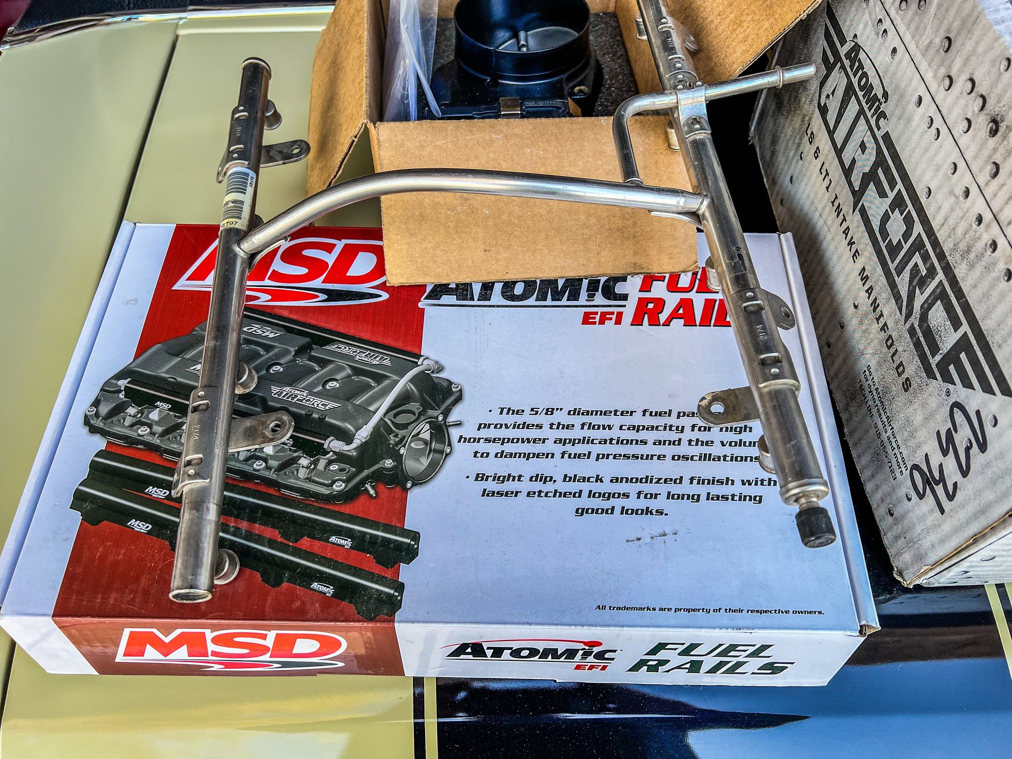 FS (For Sale) MSD Atomic intake for LS7 plus fuel rails - CorvetteForum ...