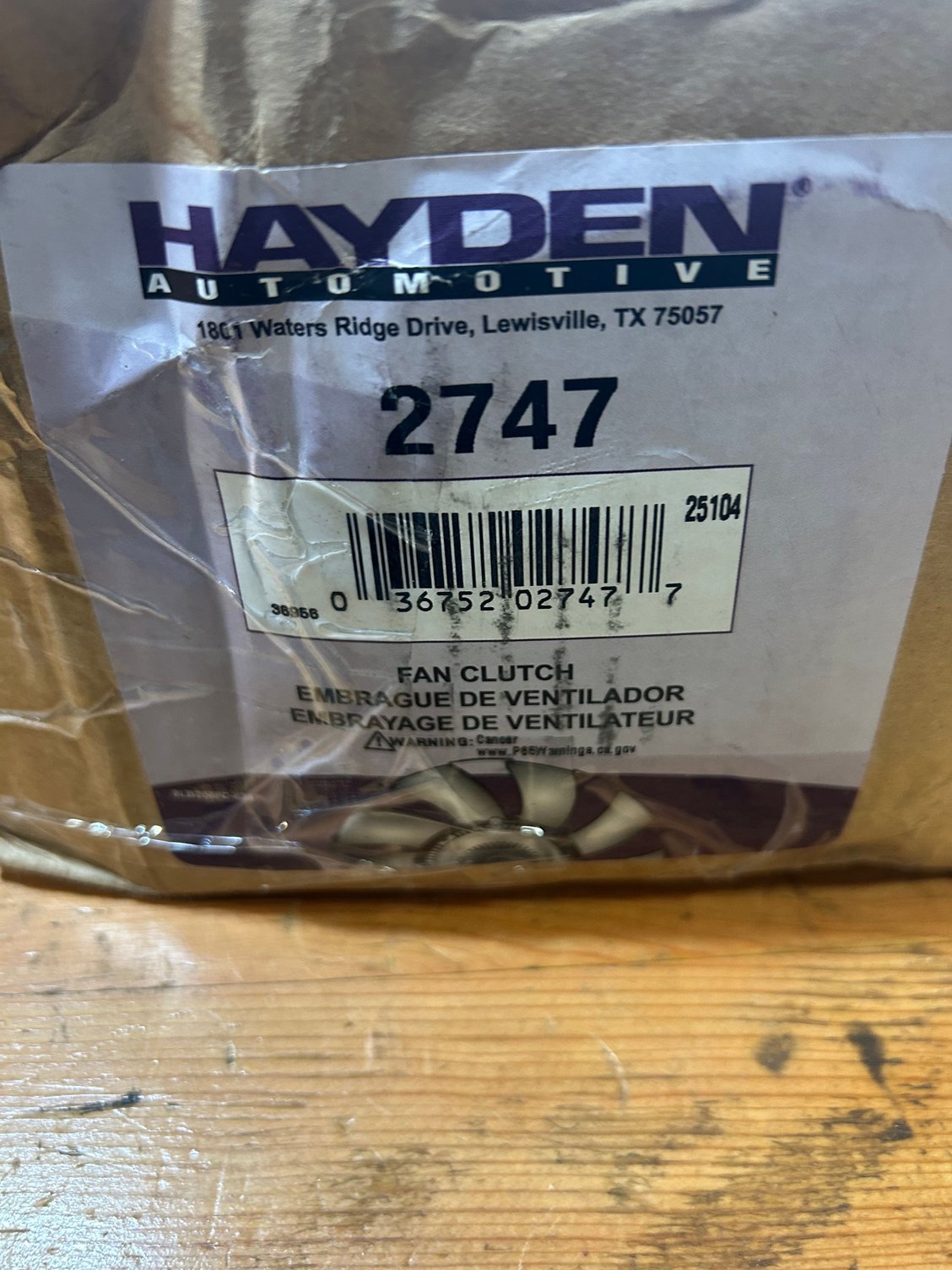 Hayden 2747 Fan Clutch - CorvetteForum - Chevrolet Corvette Forum ...