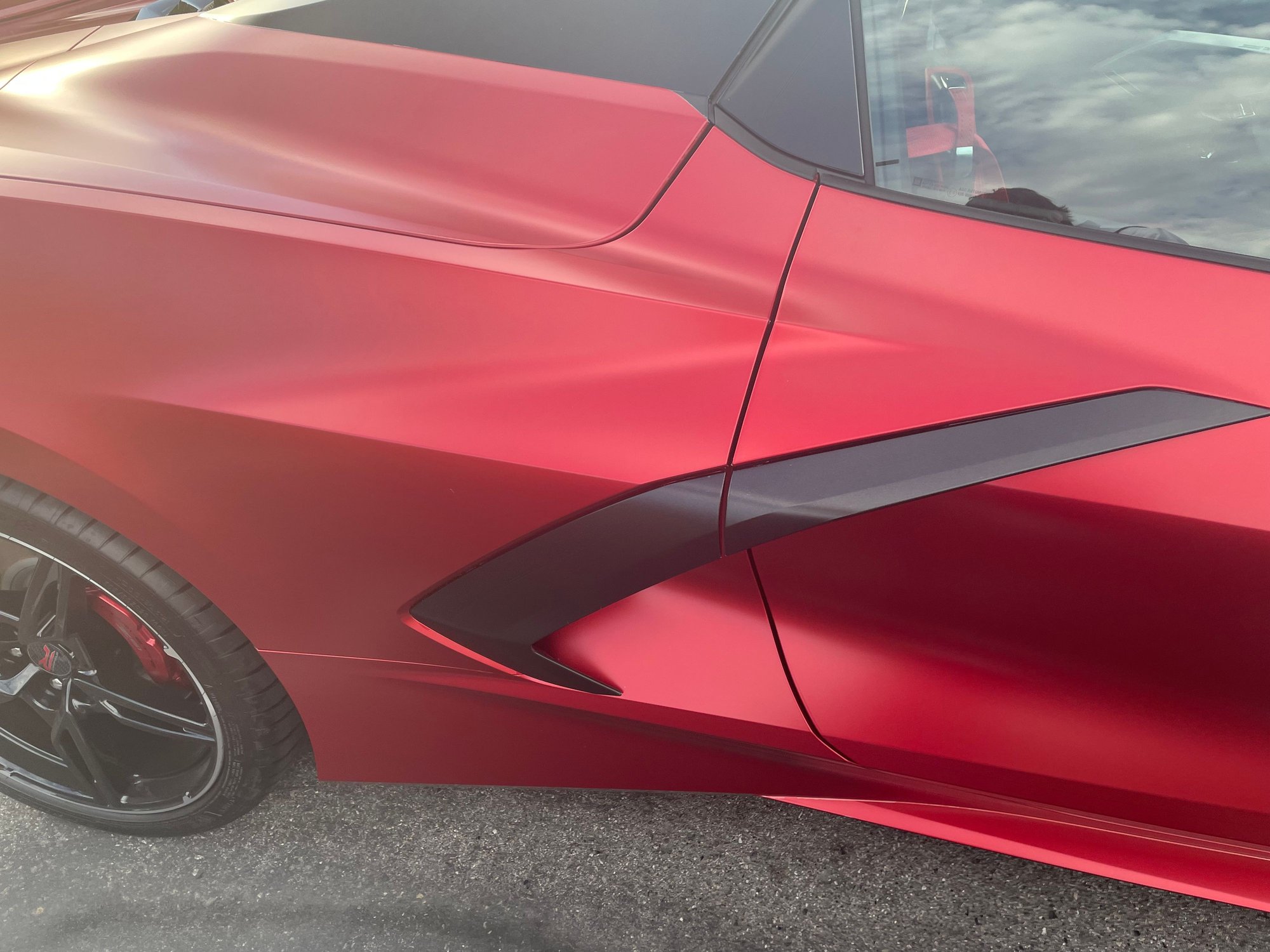 Here's Matte PPF on Red Mist - CorvetteForum - Chevrolet Corvette Forum ...